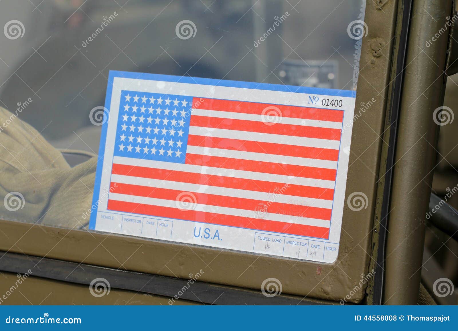 Sticker on Army American Car Editorial Stock Photo - Image of stars ...