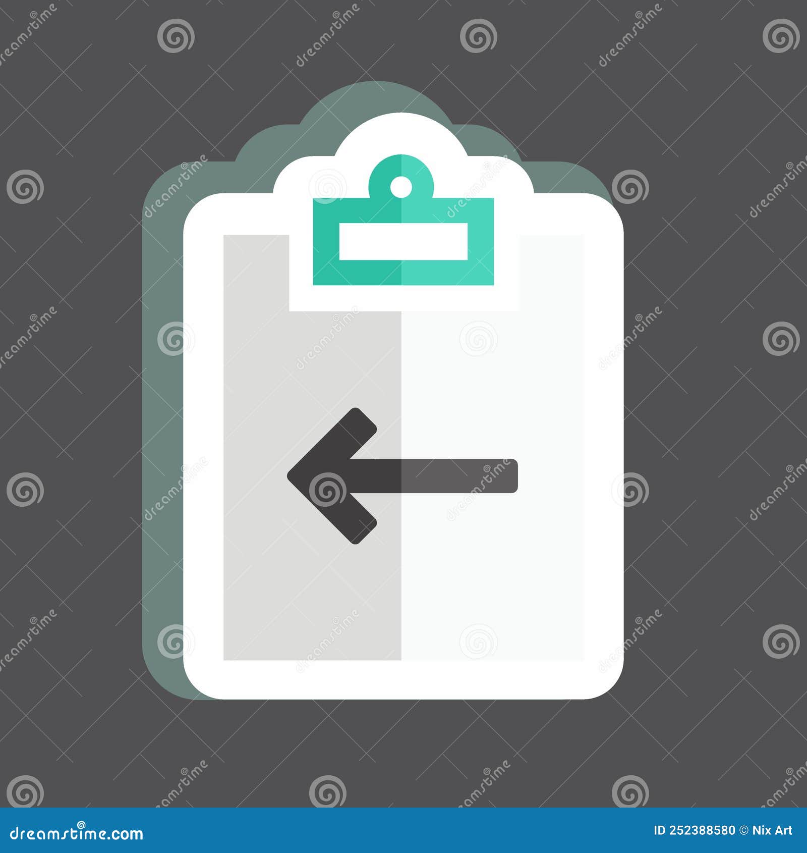 Sticker Assignment Return 1. Suitable for Infographics Symbol. Simple ...