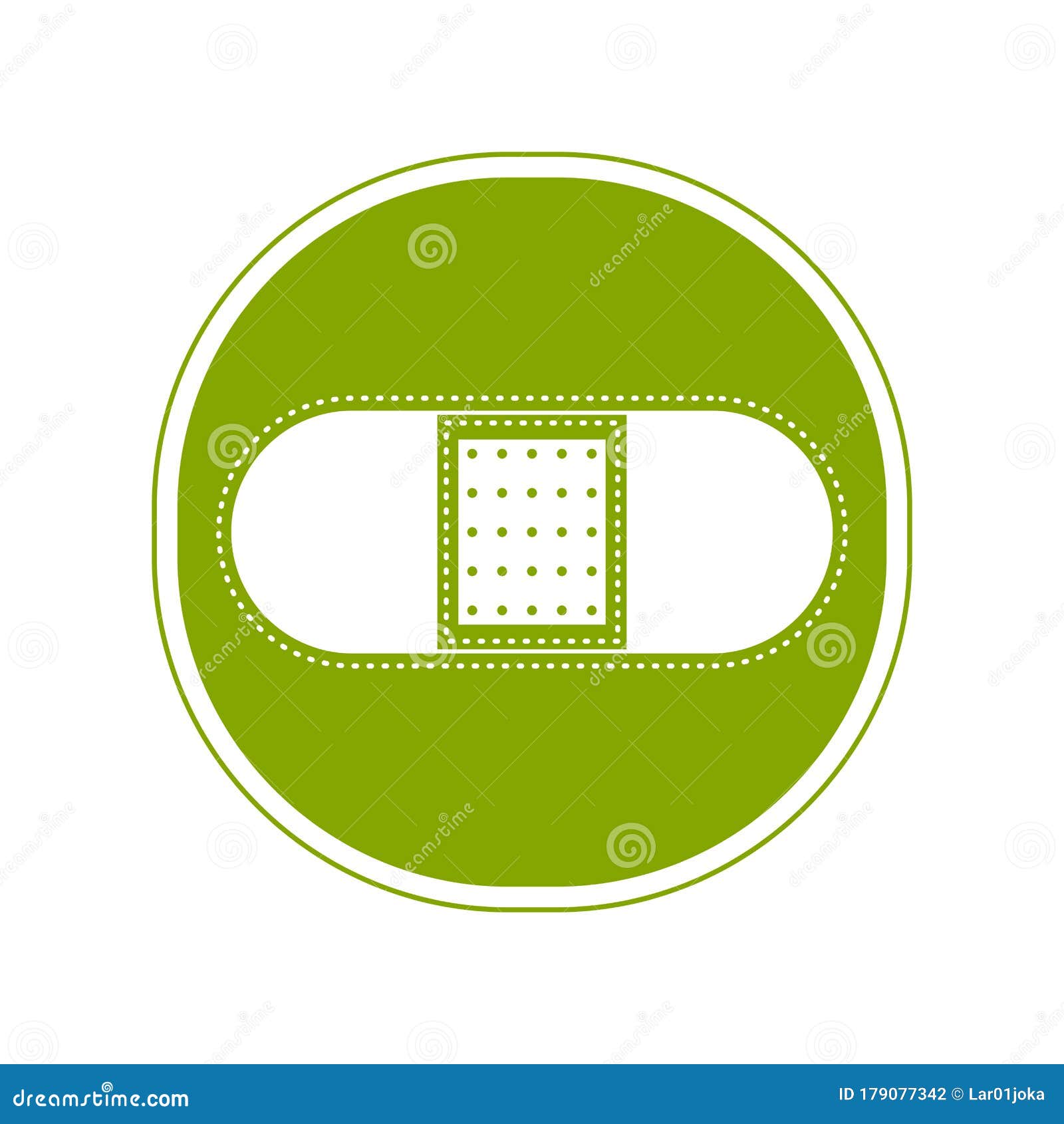 Sticker of a band-aid icon stock vector. Illustration of isolated ...