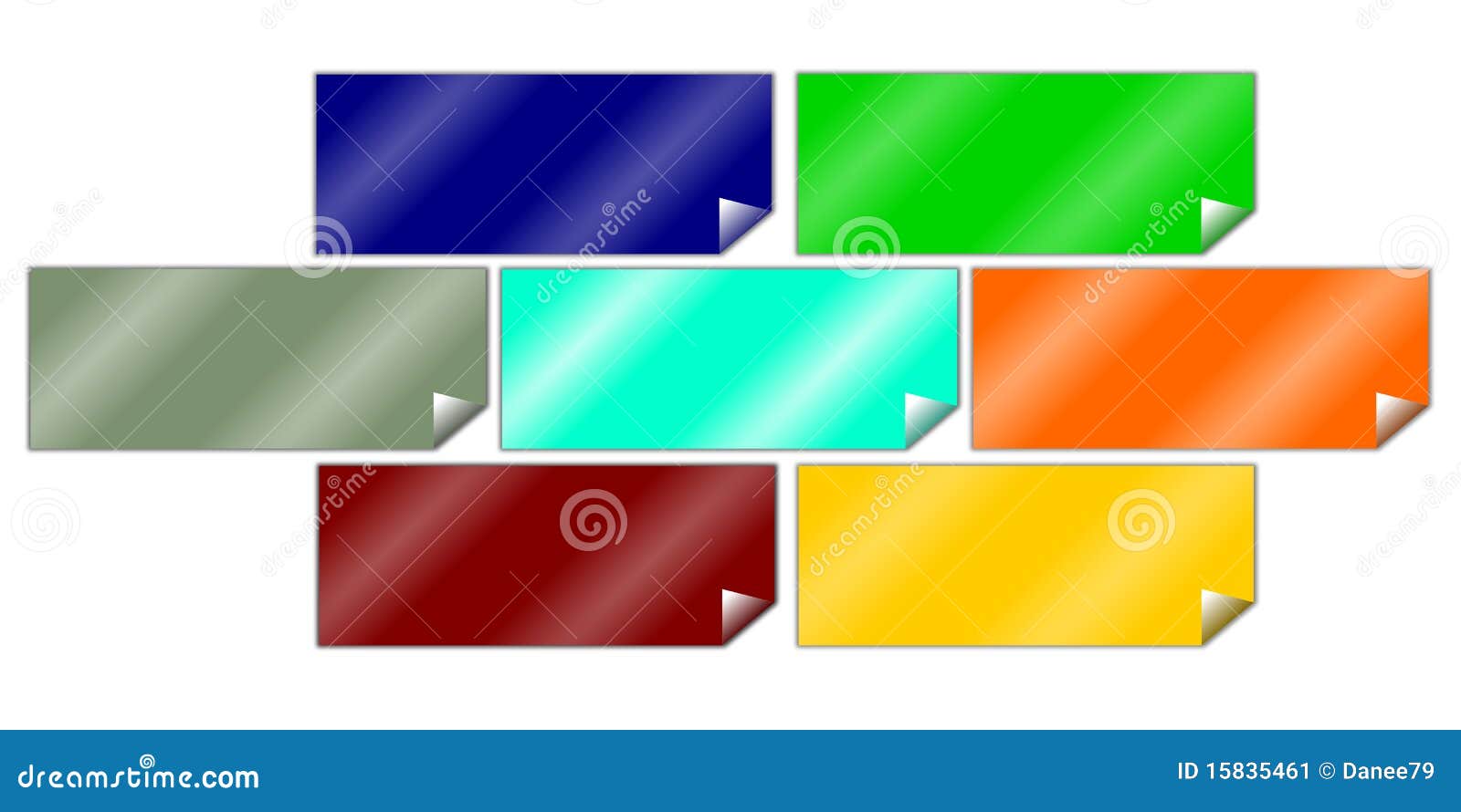 Sticker buttons stock illustration. Illustration of white - 15835461