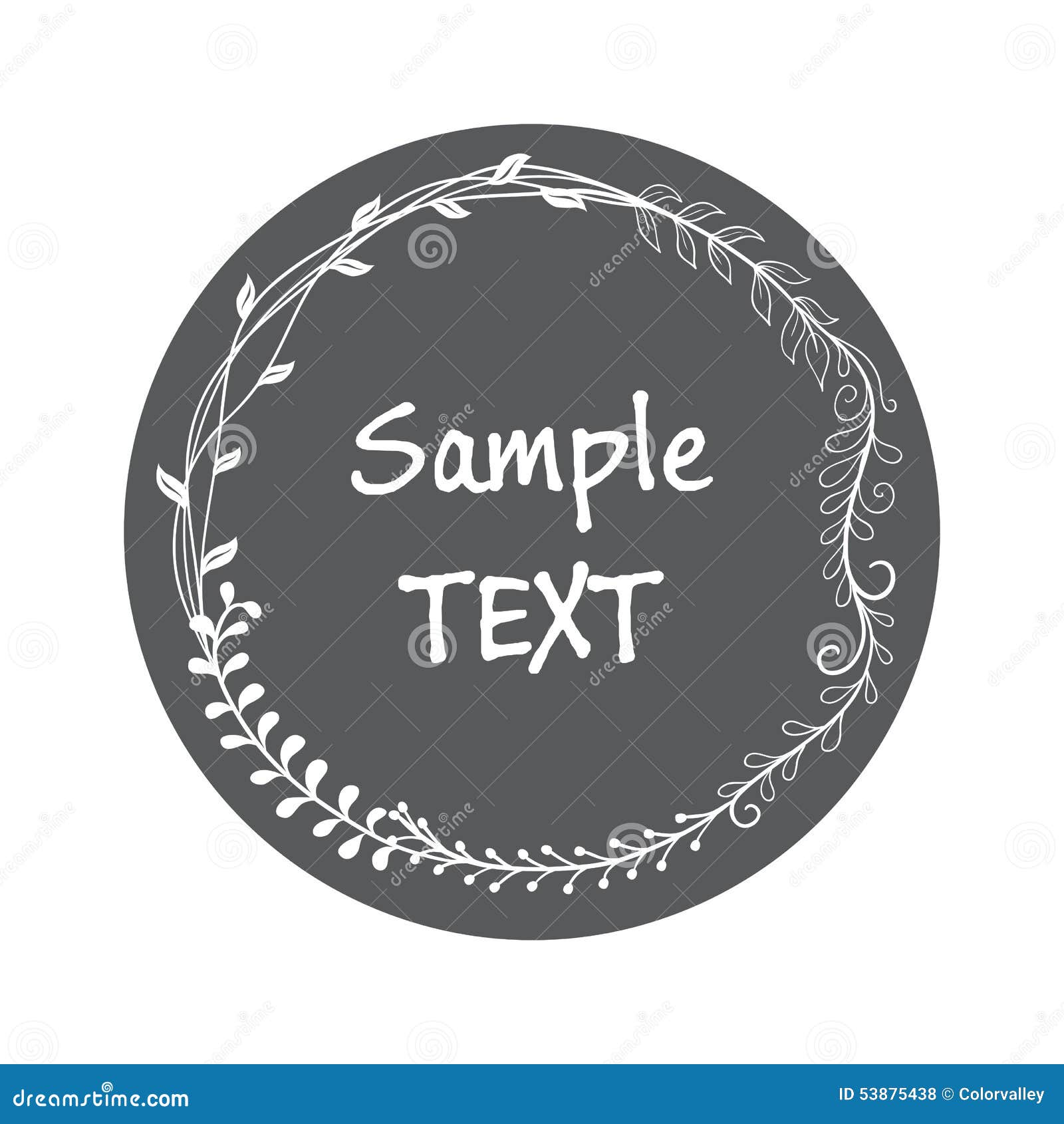 Sticker Card Vintage Style Hand Drawing Stock Vector - Illustration of ...