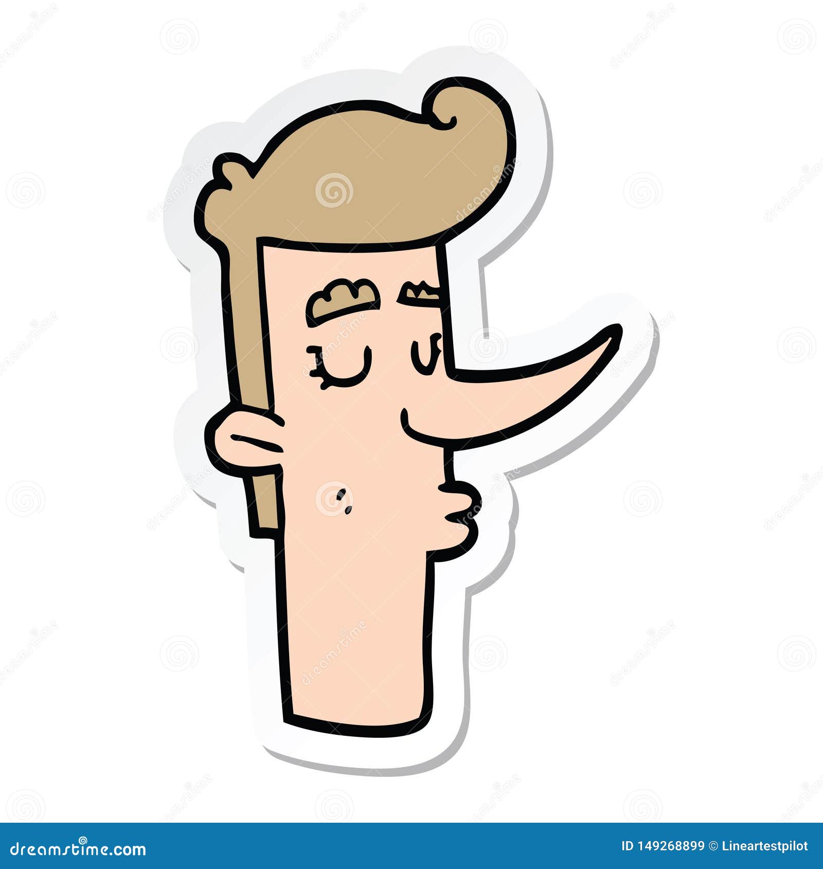 Cartoon Arrogant Boss Man With Speech Bubble Royalty-Free Stock ...