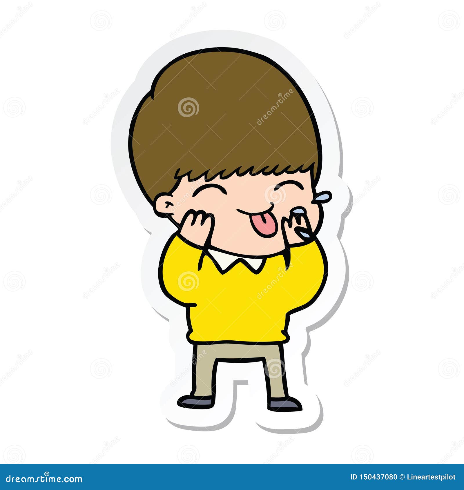 Cartoon Raspberry Blowing