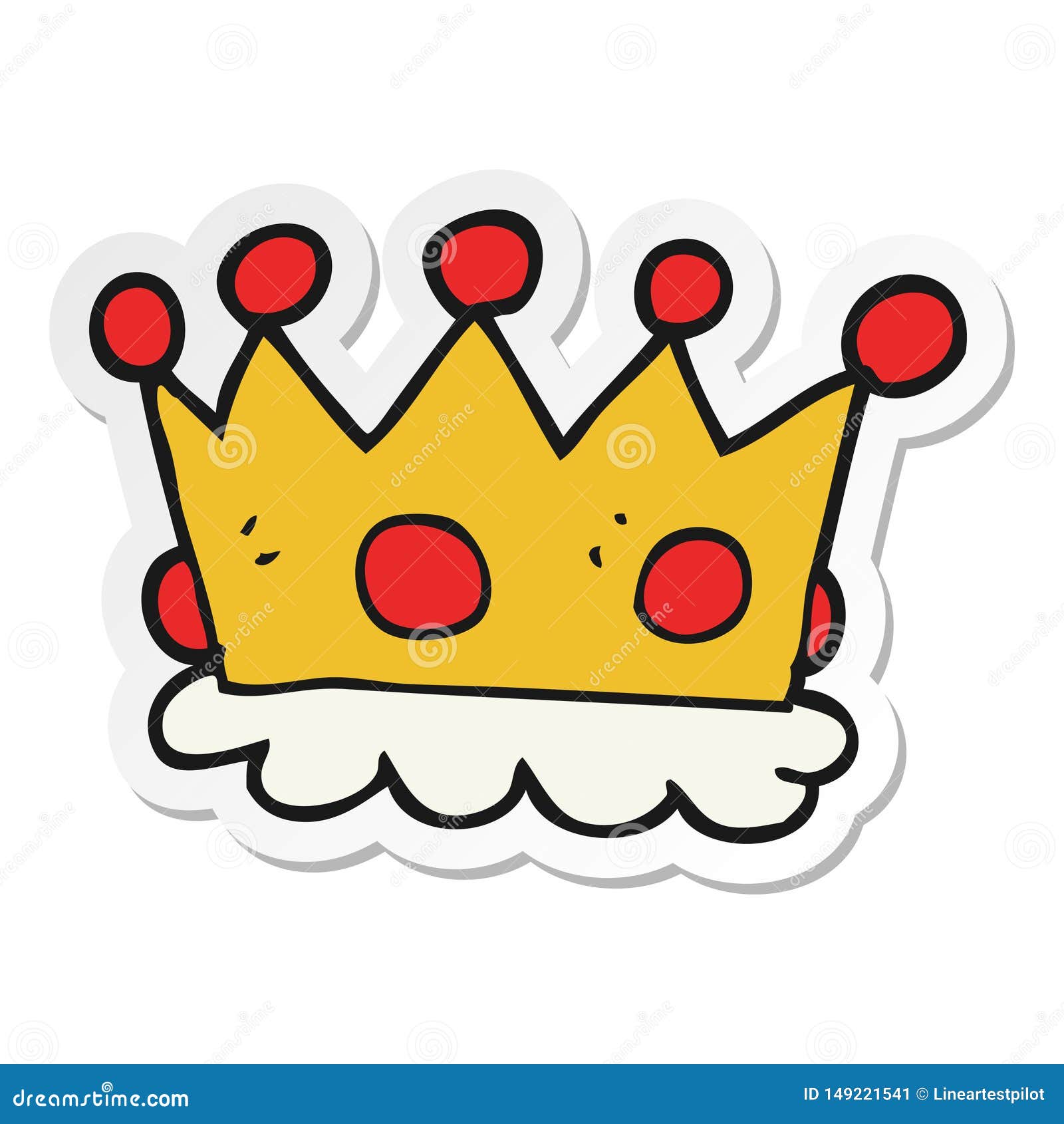 Cartoon Crown Symbol Stock Image | CartoonDealer.com #37031641