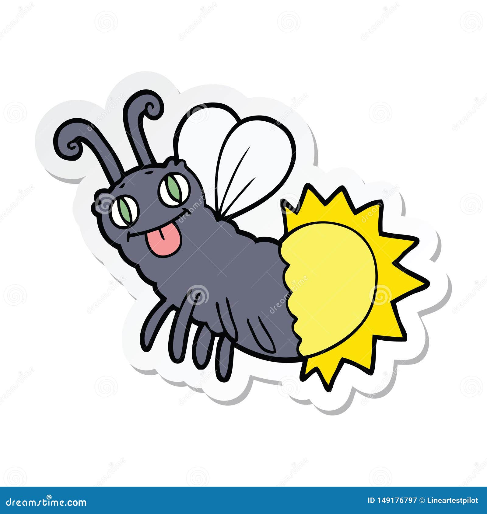 Cartoon Of Firefly | CartoonDealer.com #86046023