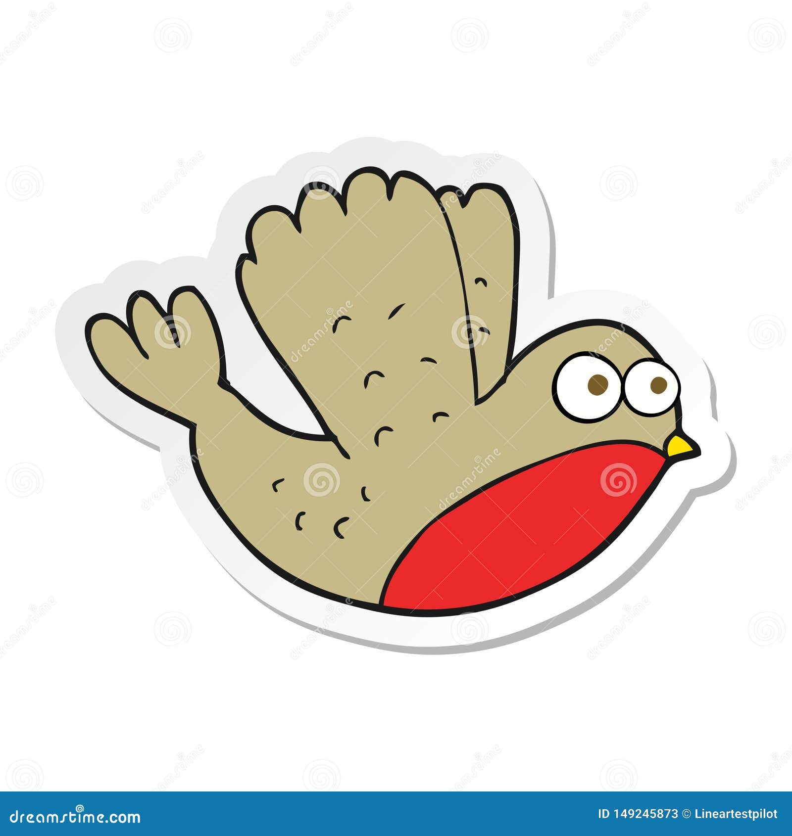 Flying Robin Animation Sprite Sheet Cartoon Vector | CartoonDealer.com ...