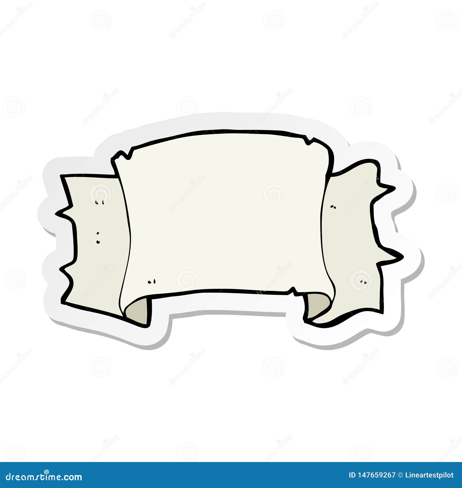 Heraldry Scroll Comic Cartoon Stock Image | CartoonDealer.com #52933507