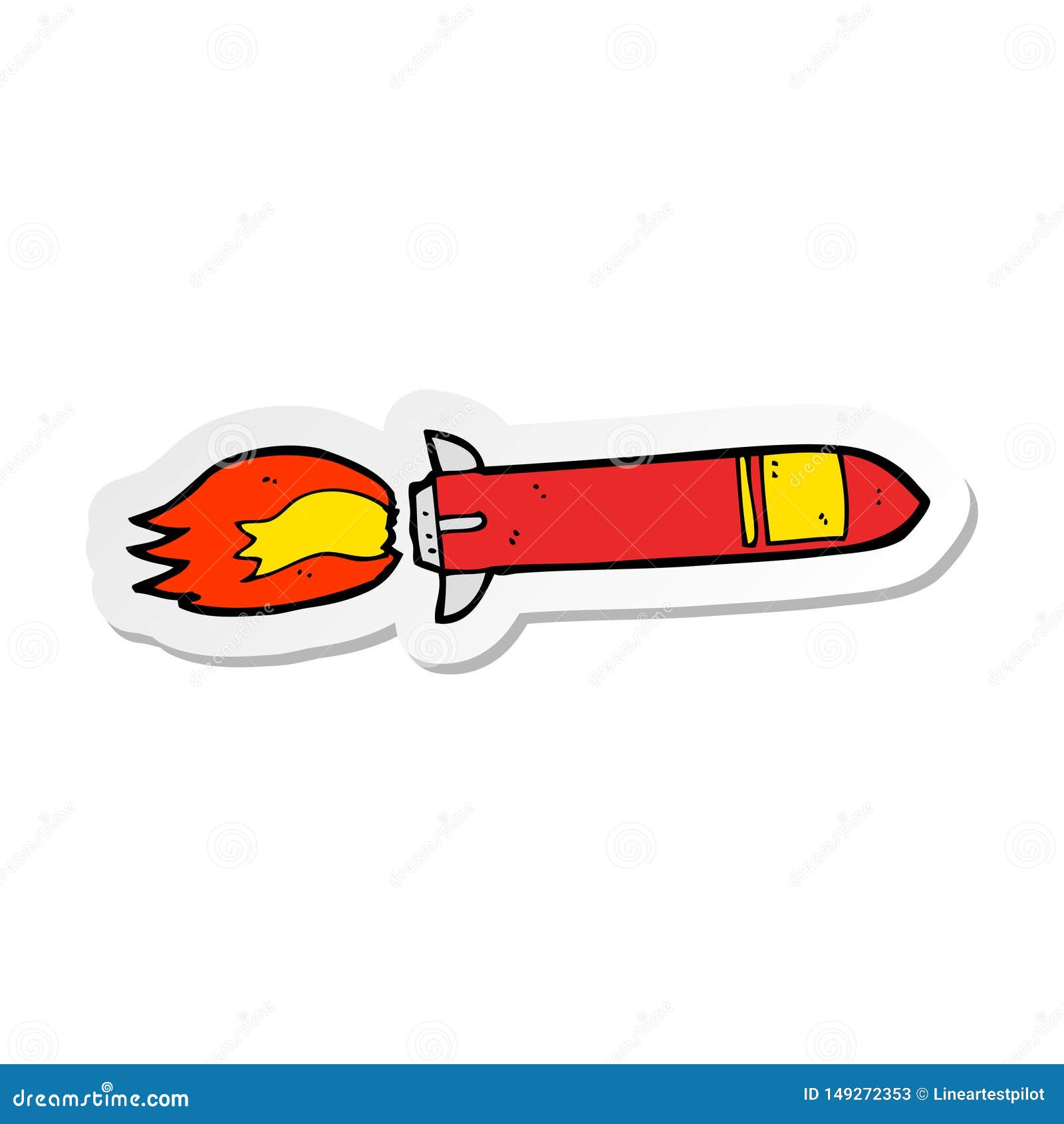 Cartoon Missile Stock Photo | CartoonDealer.com #37027164