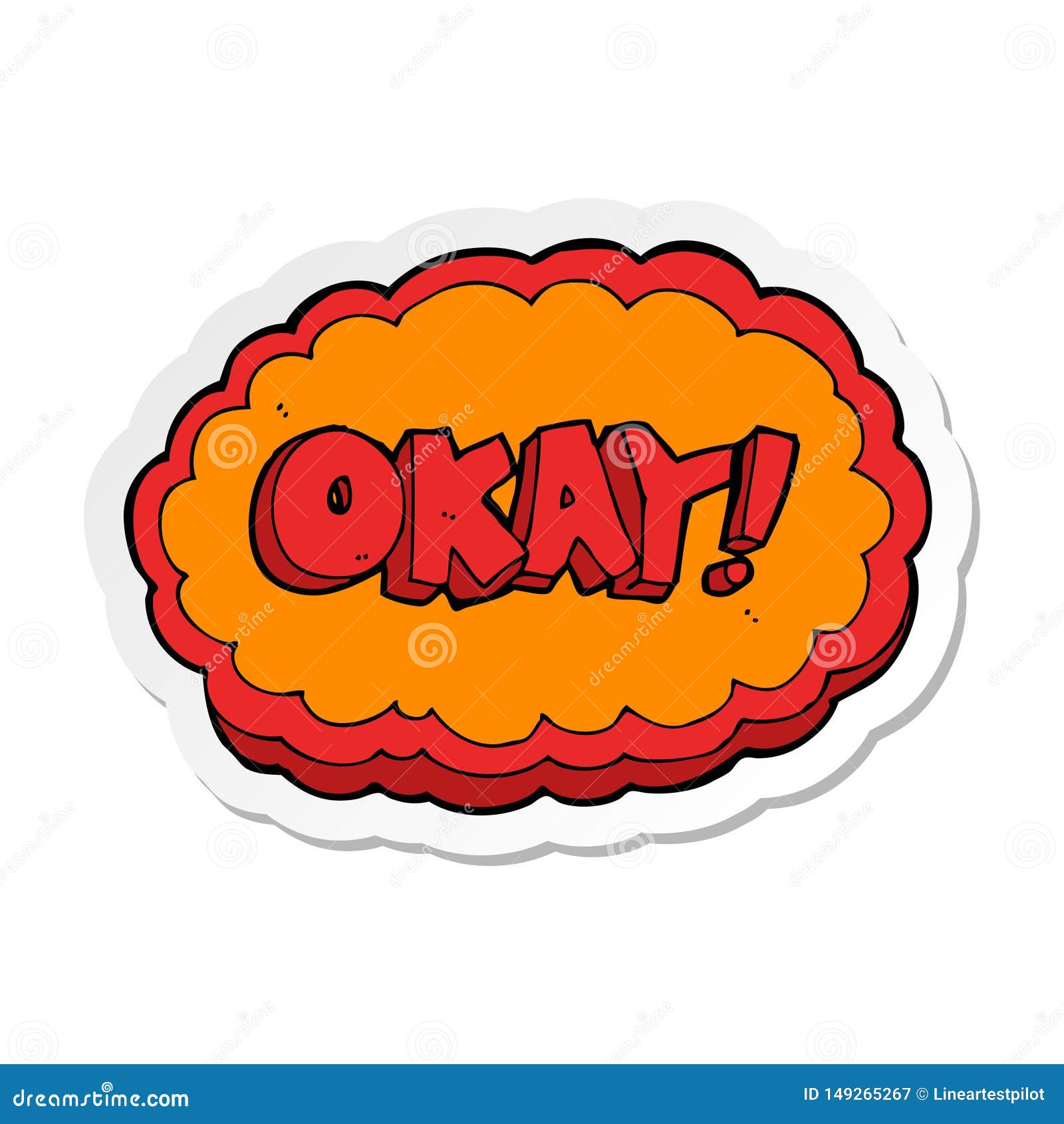Cartoon Okay Hand Gesture Royalty-Free Stock Image | CartoonDealer.com ...
