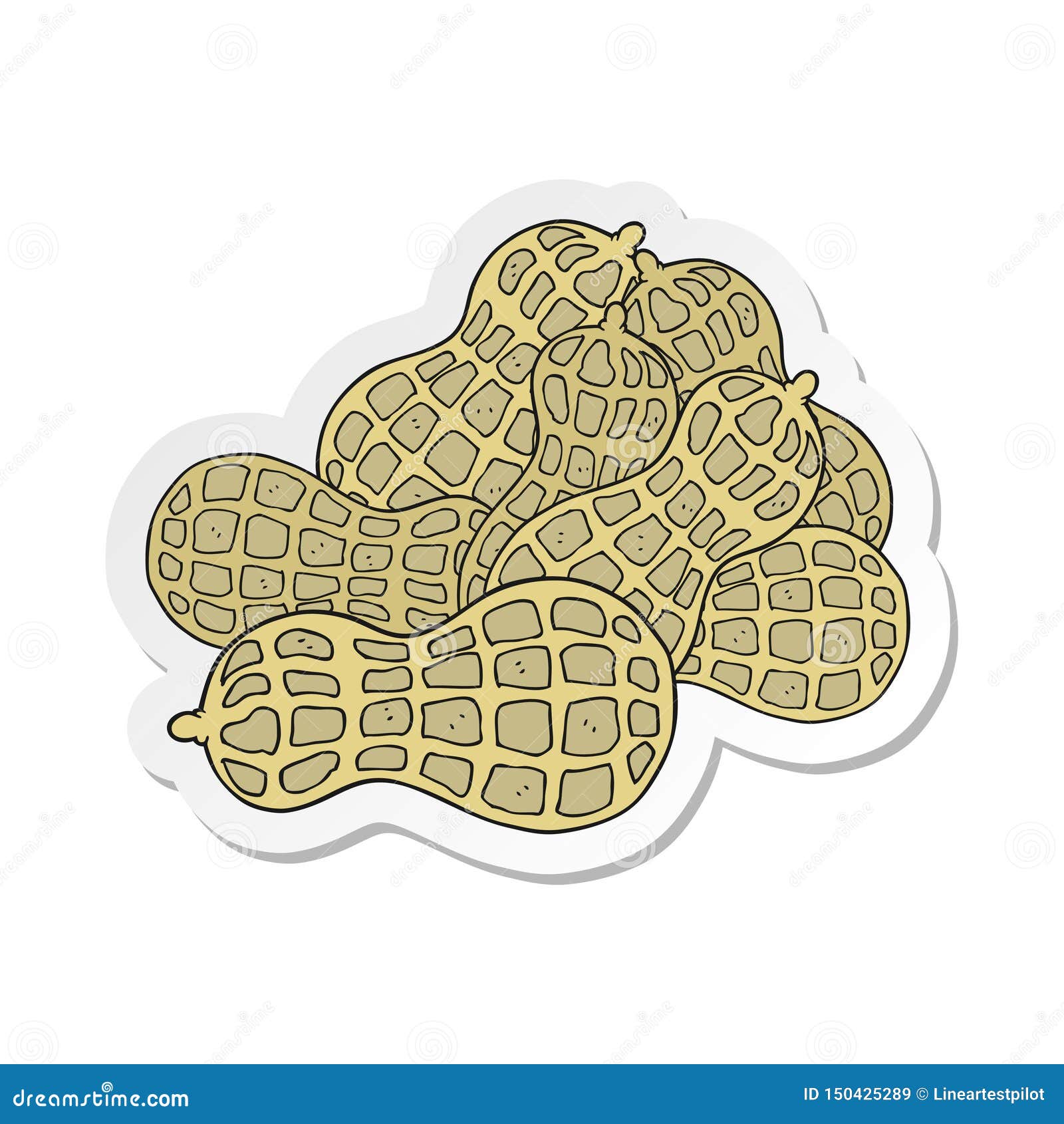 Peanuts Clipart. Peanuts Colorful Flat Icon Vector Illustration ...