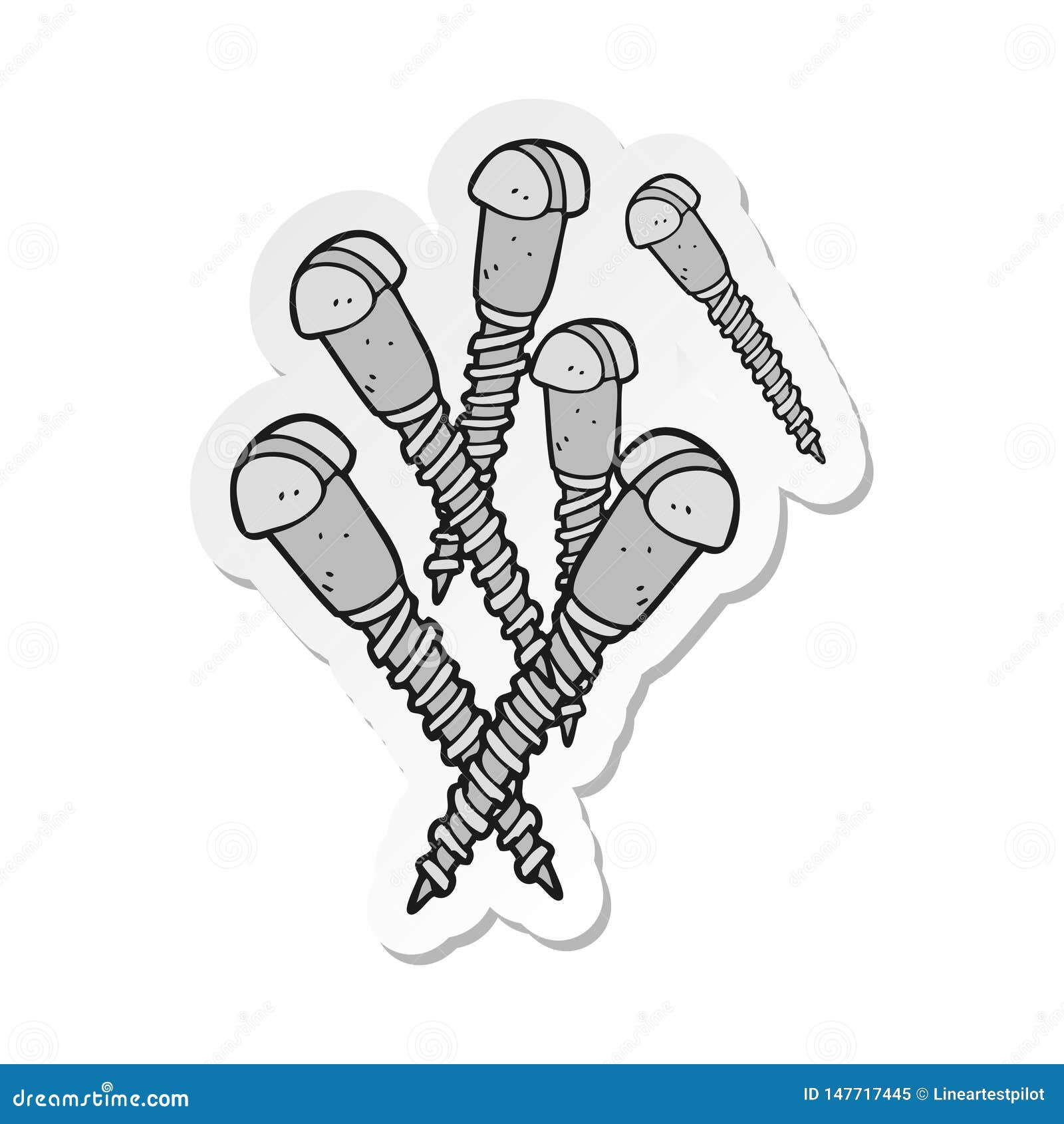 Cartoon Screws Stock Illustrations – 216 Cartoon Screws Stock ...
