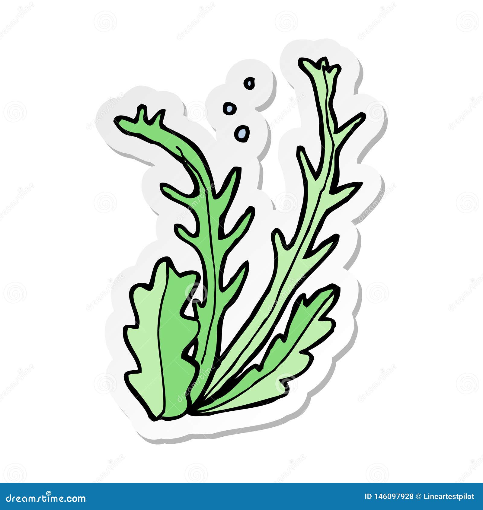 Cartoon Seaweed Royalty-Free Stock Image | CartoonDealer.com #37021948