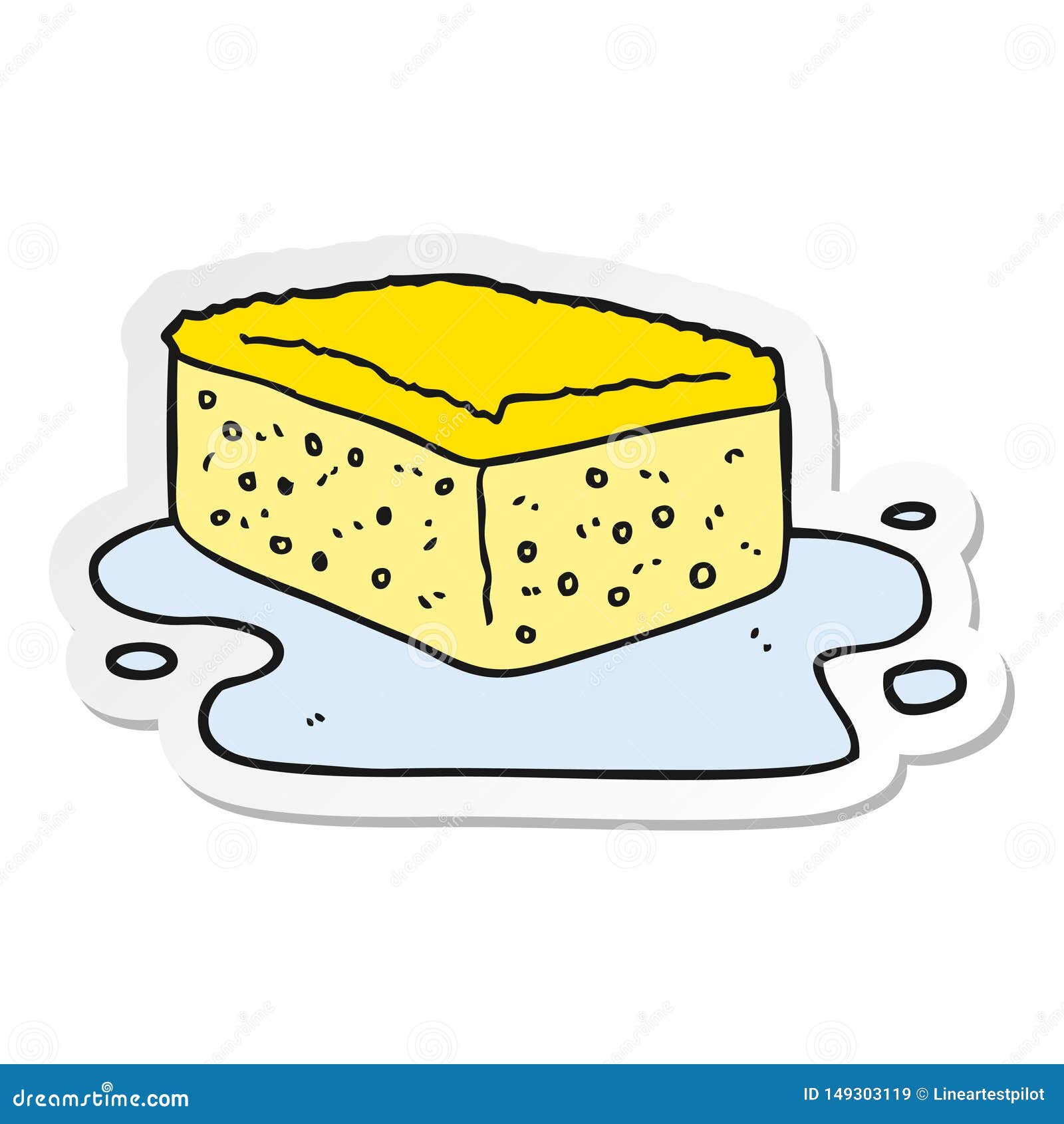 Cartoon Boy With Sponge Stock Photo | CartoonDealer.com #31261476