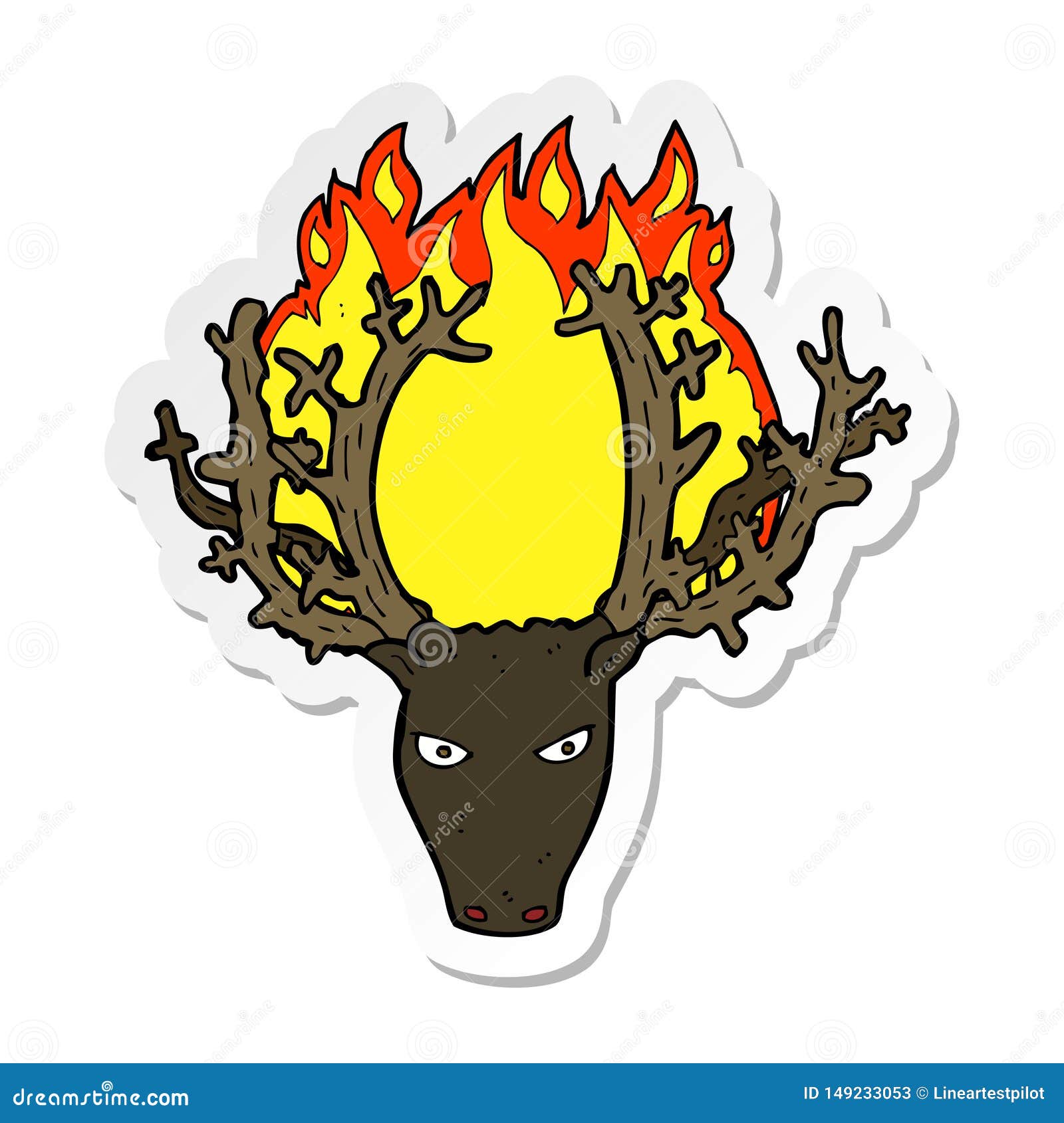 Stag Head Stock Illustrations – 6,141 Stag Head Stock Illustrations ...