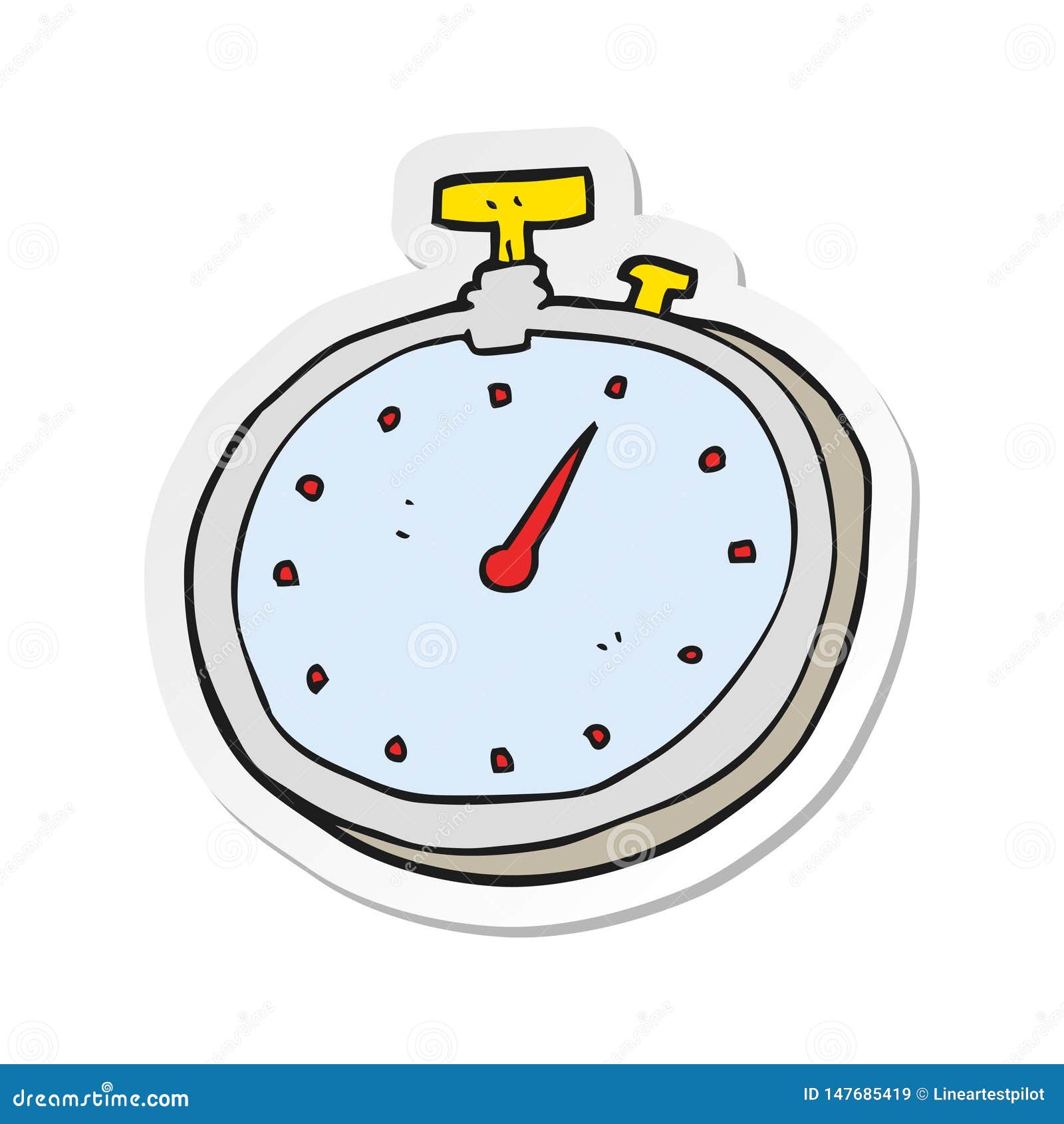 Cartoon Stopwatch | CartoonDealer.com #75964995