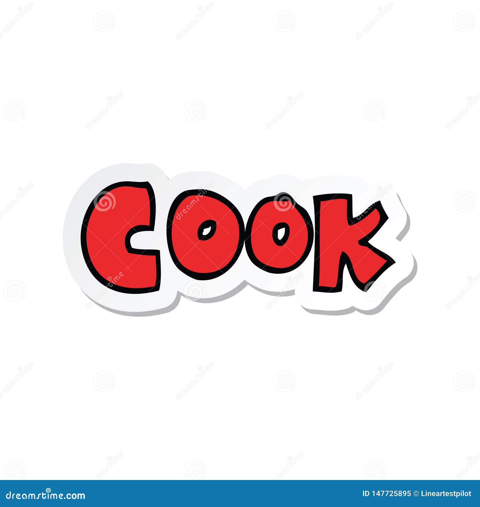 Word Cook Fire Flame Food Restaurant Chef Logo 2 Vector Illustration ...