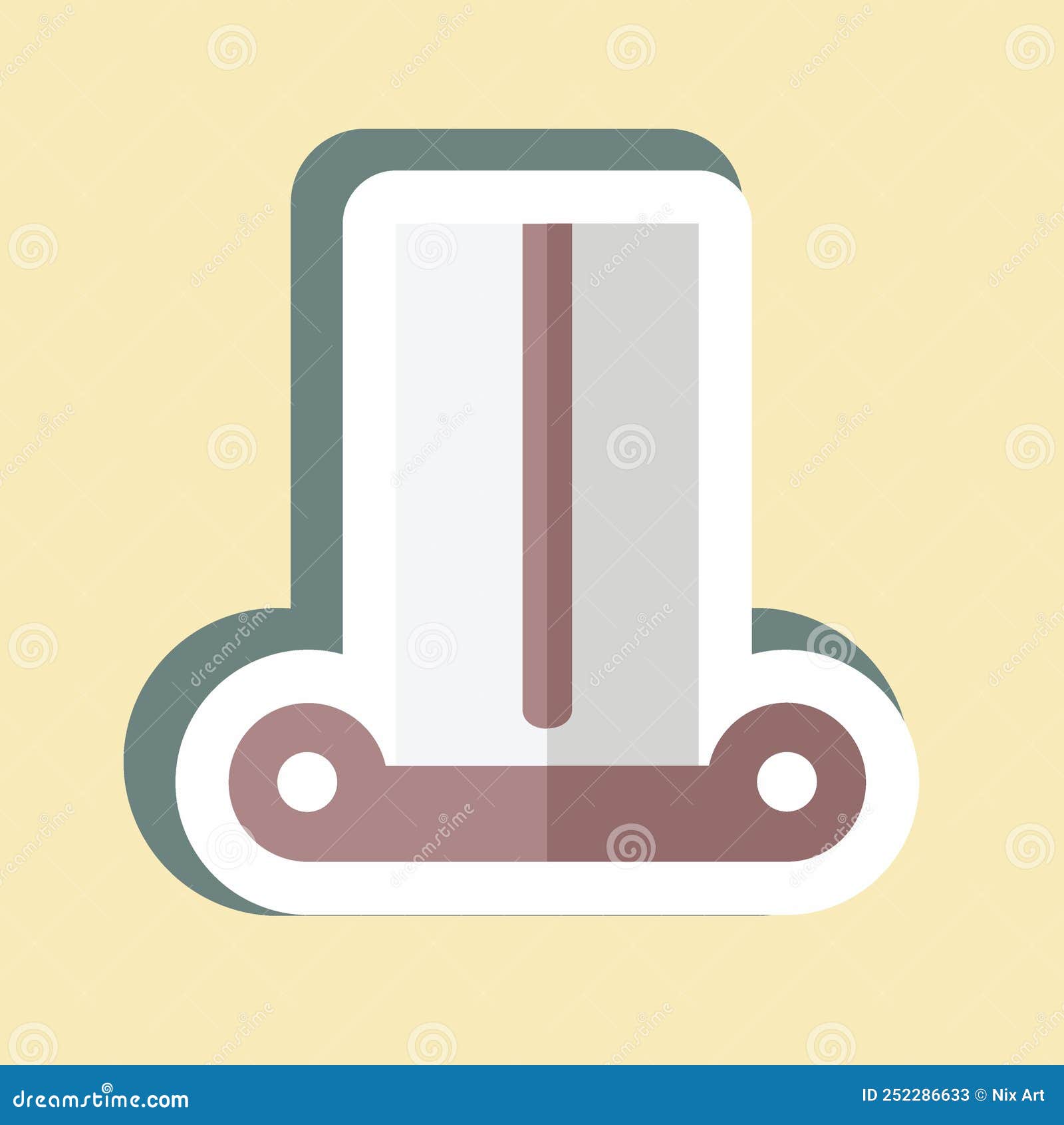 Sticker Column - Simple Illustration, Good for Prints , Announcements ...