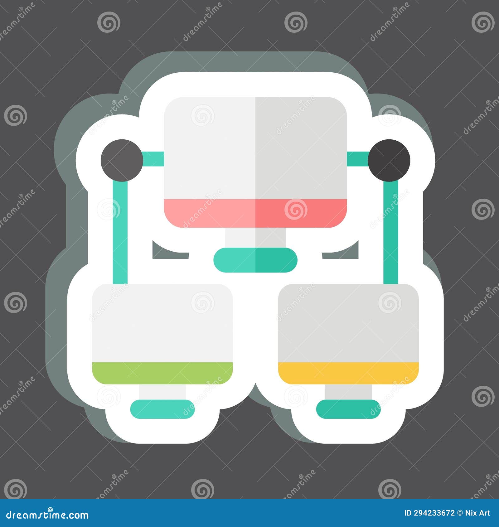 Sticker Connection Computer. Related To Communication Symbol. Simple ...