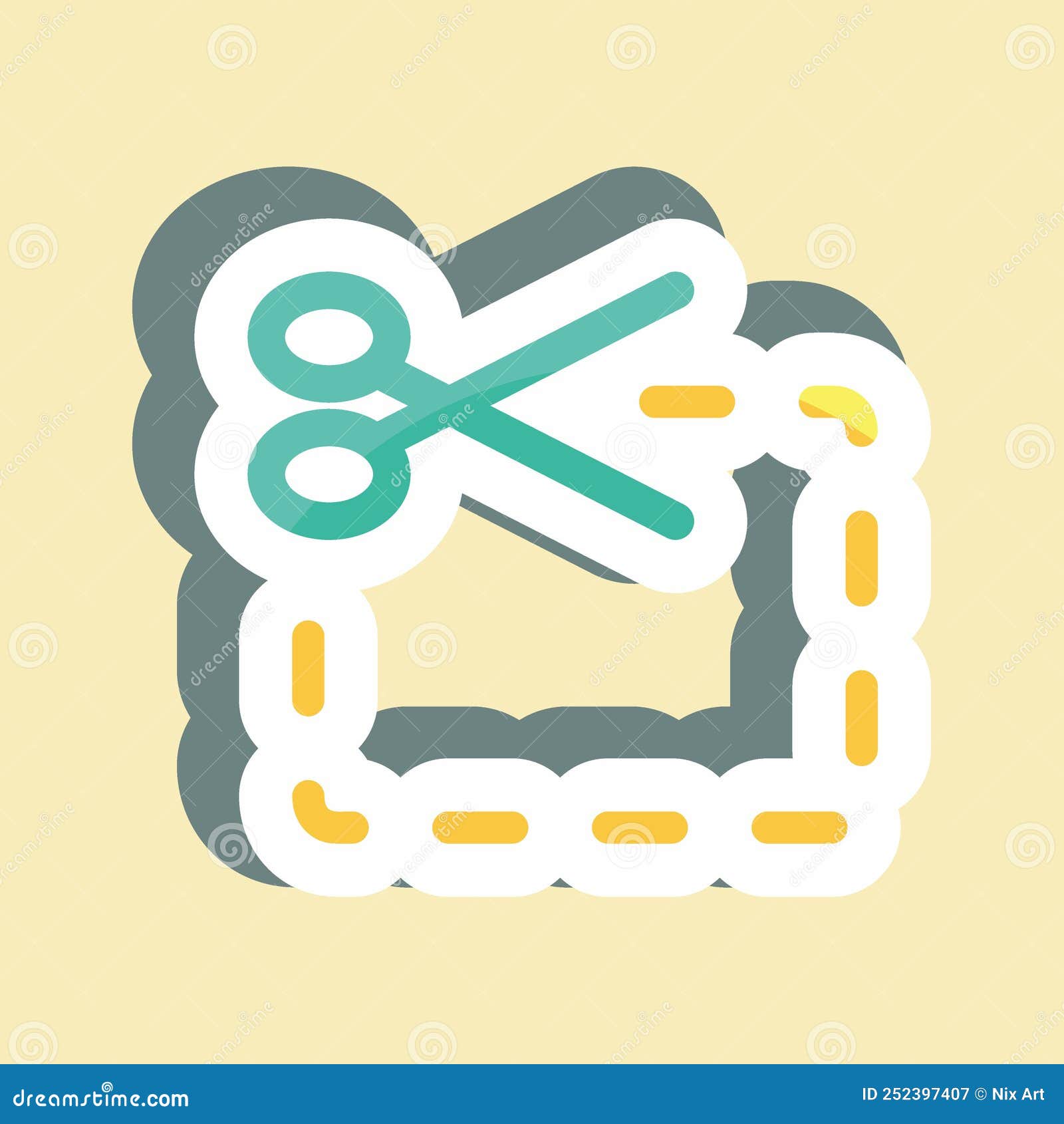 Sticker Coupon. Suitable for Business Symbol. Simple Design Editable ...