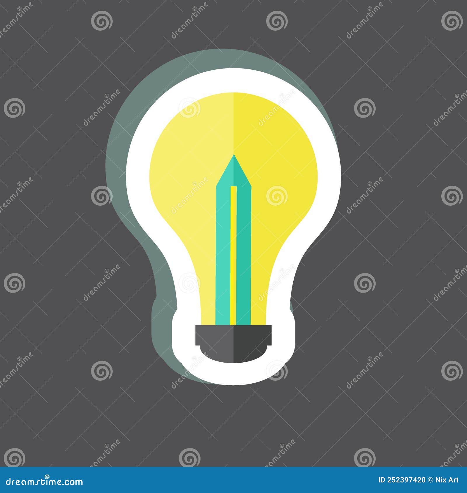 Sticker Creative Process. Suitable for Digital Web Symbol. Simple ...