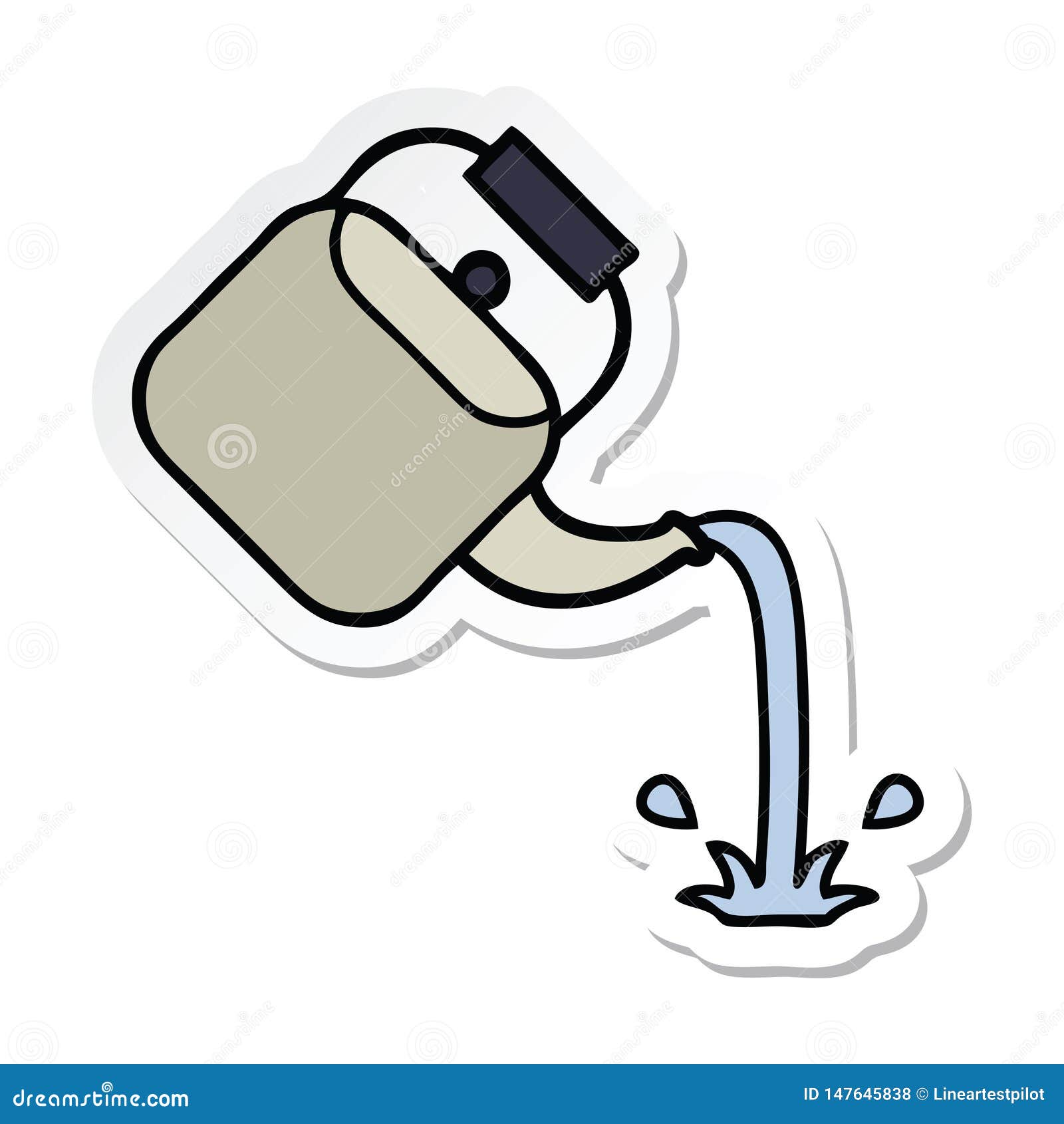 Cartoon Pouring Salt. Spoonful Glass Saltshaker, Sodium Foods ...