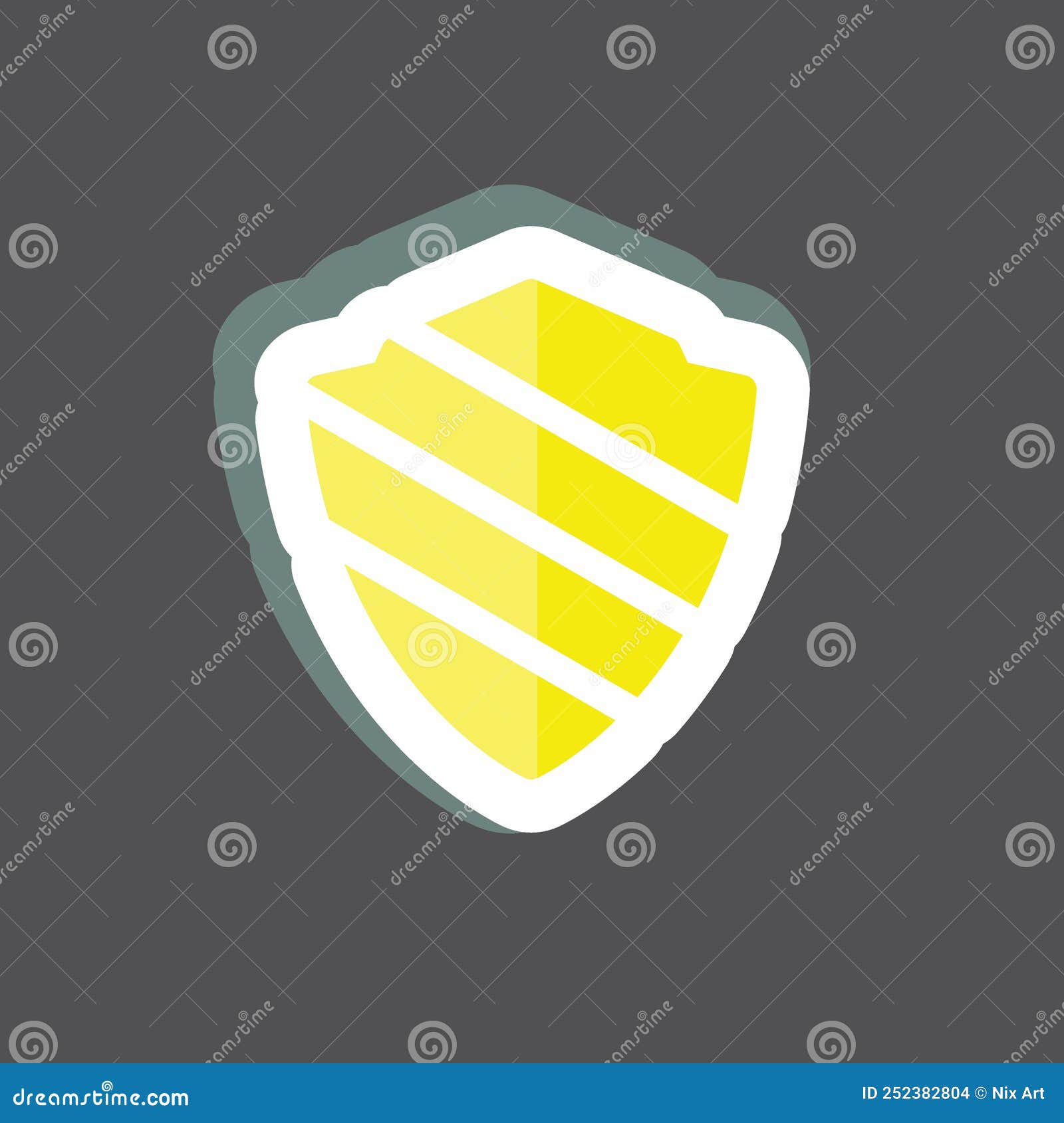 Sticker Data Security. Suitable for it Services Symbol. Simple Design ...
