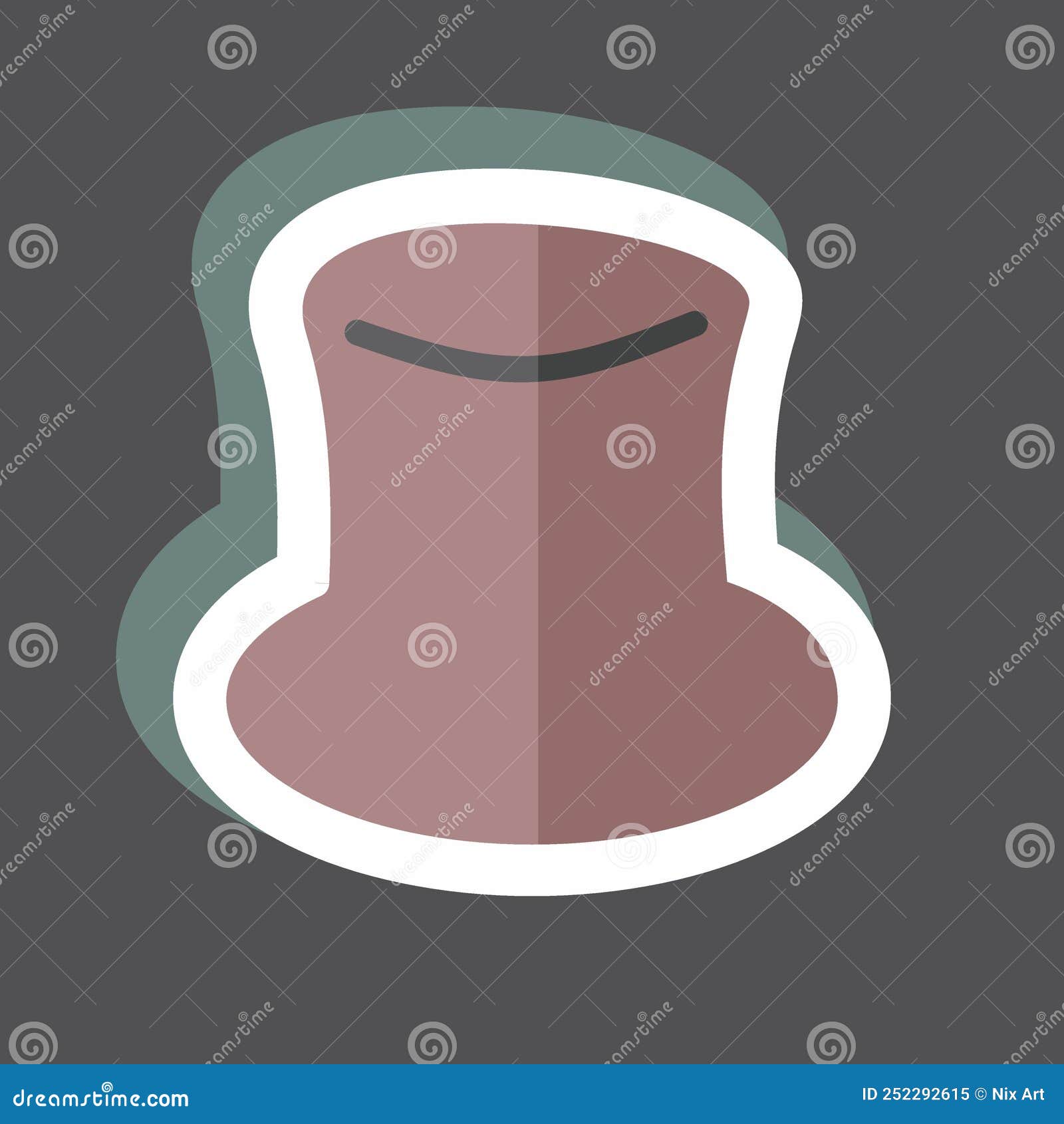 Sticker De Moda Aislado En Fondo Negro Stock de ilustración ...