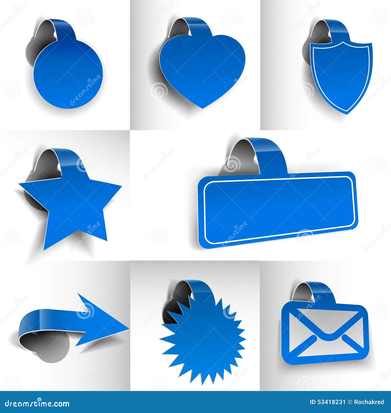 Sticker Design Element stock vector. Illustration of badge - 53418231