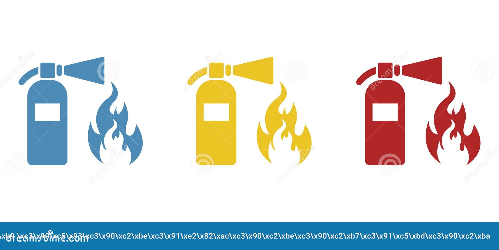 Sticker about Fire Safety, Vector Illustration Stock Vector ...