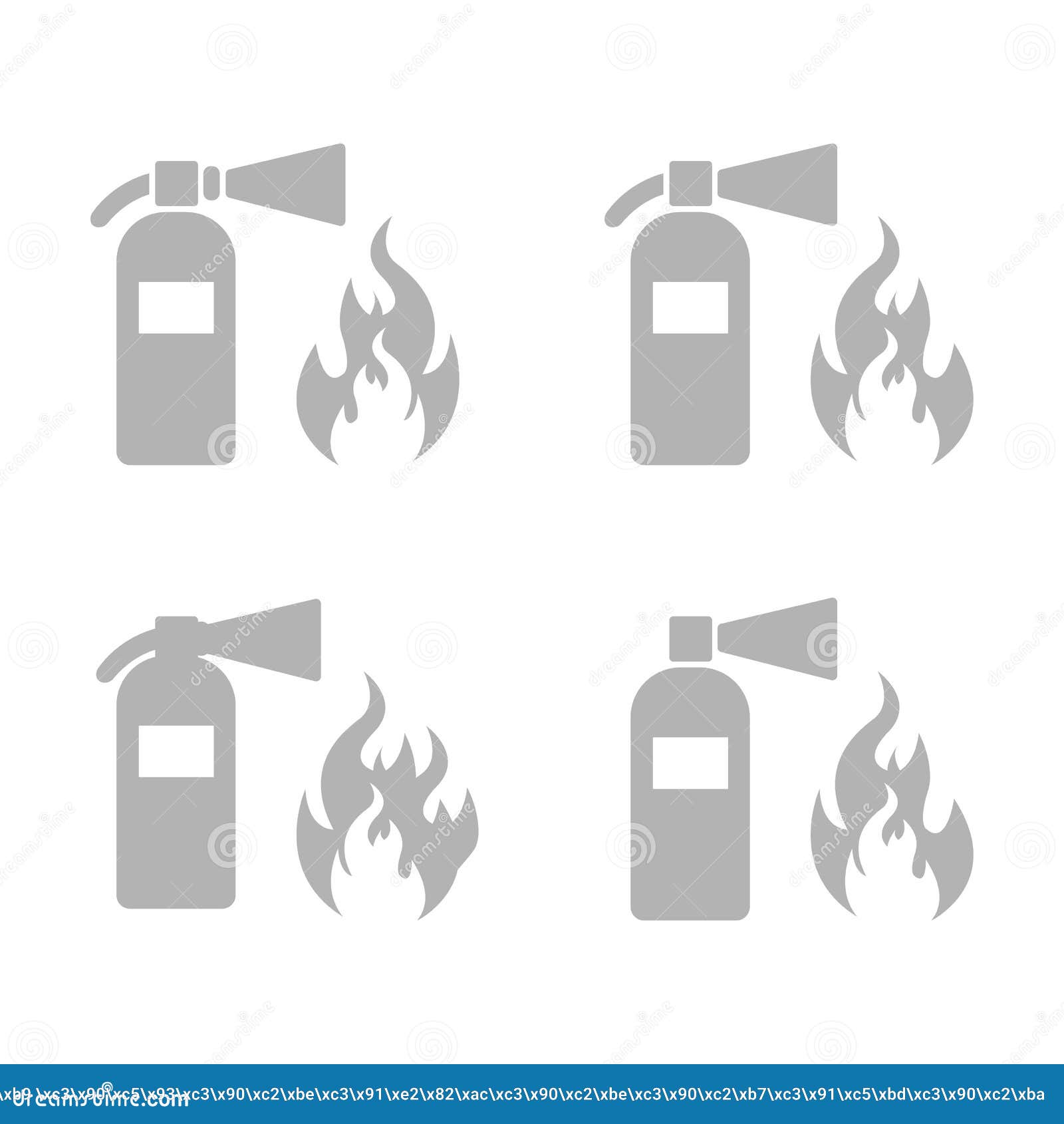 Sticker about Fire Safety, Vector Illustration Stock Vector ...