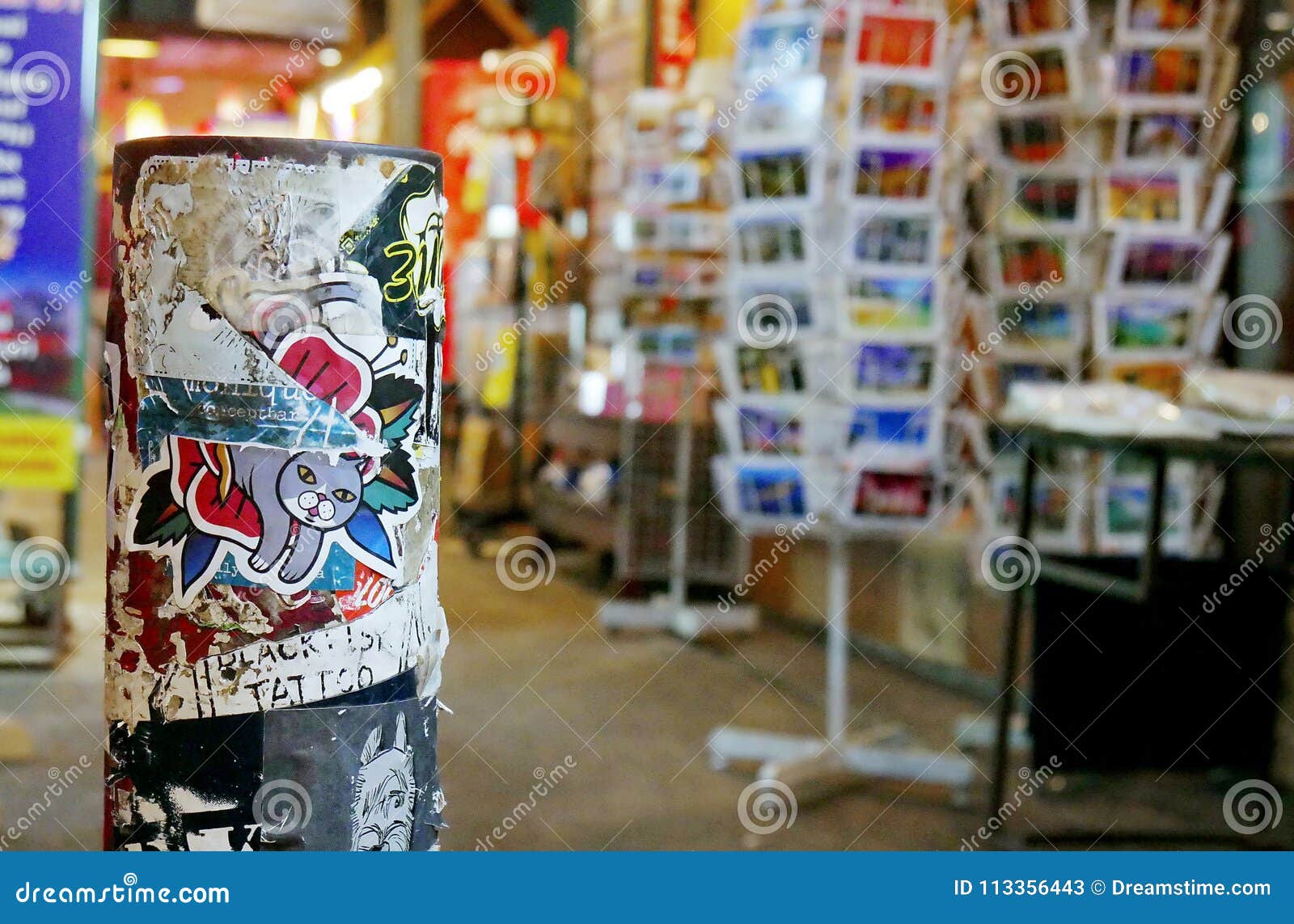Graffiti Post Envelope Sign Sprayed On White Isolated Background ...