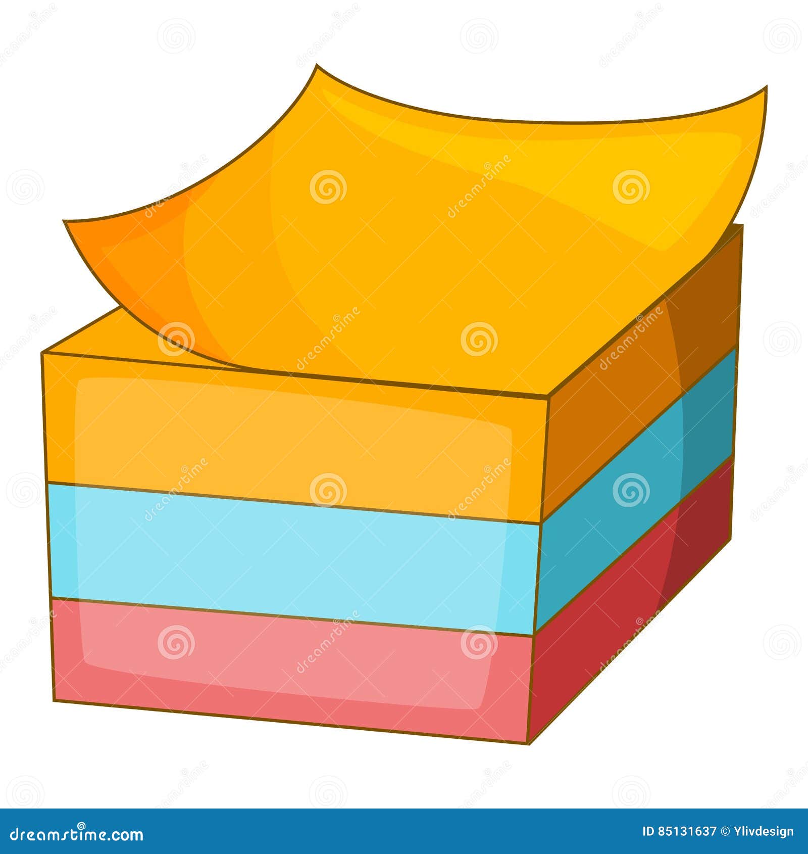 Sticker Icon, Cartoon Style Stock Vector - Illustration of label ...