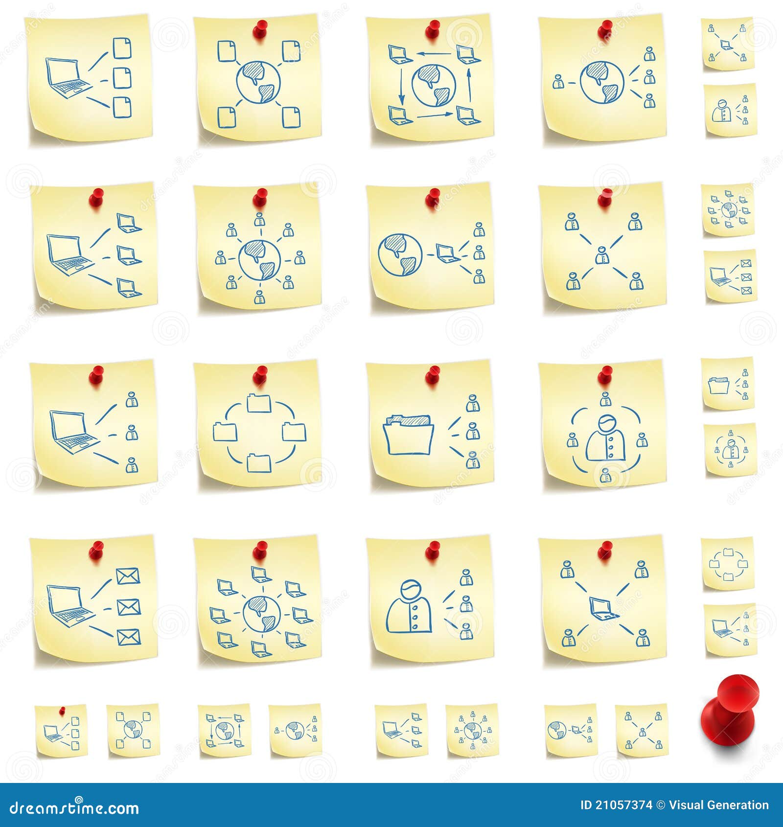 Sticker Icon Set stock vector. Illustration of drawing - 21057374