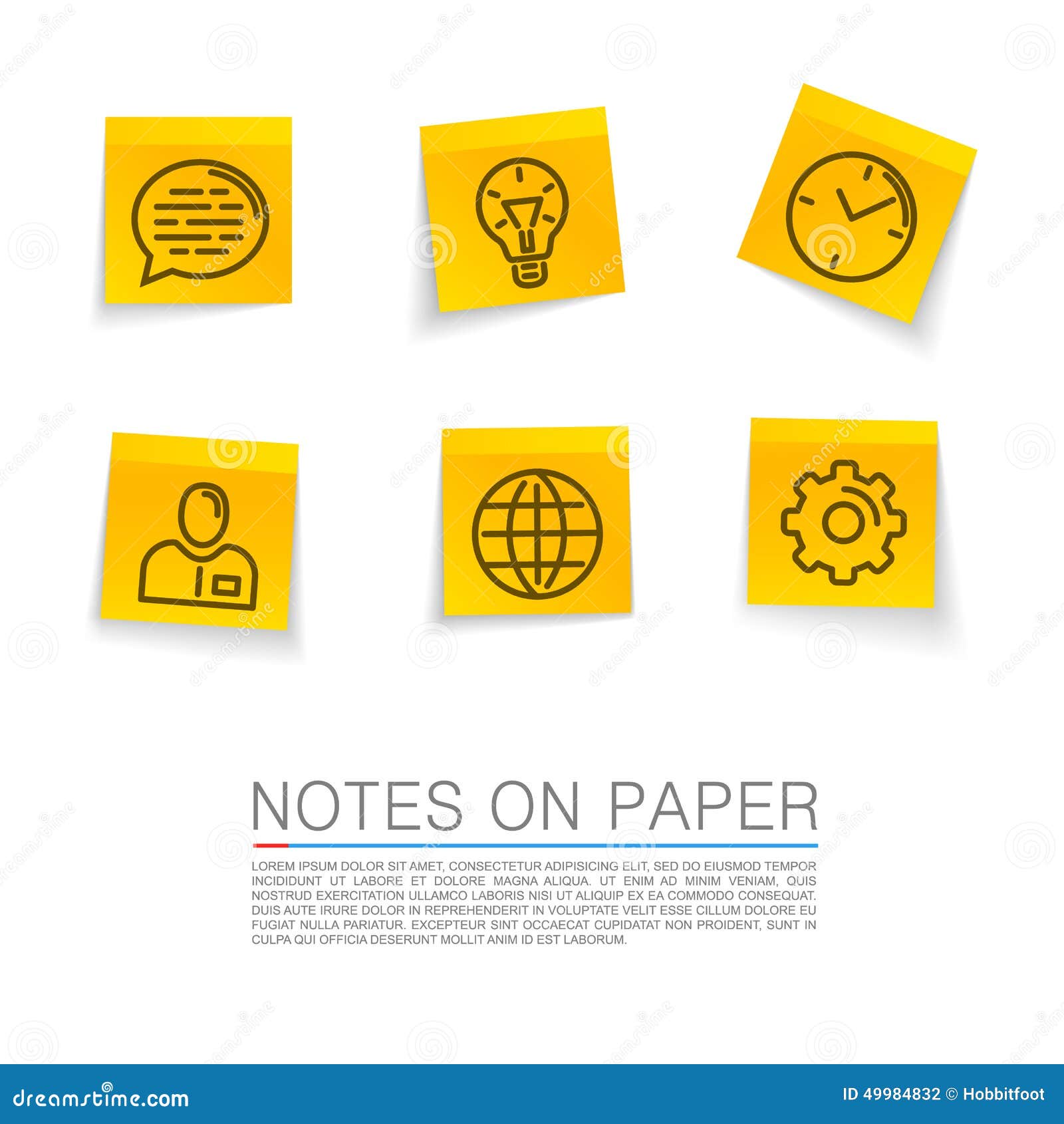 Sticker icons process stock vector. Illustration of management - 49984832