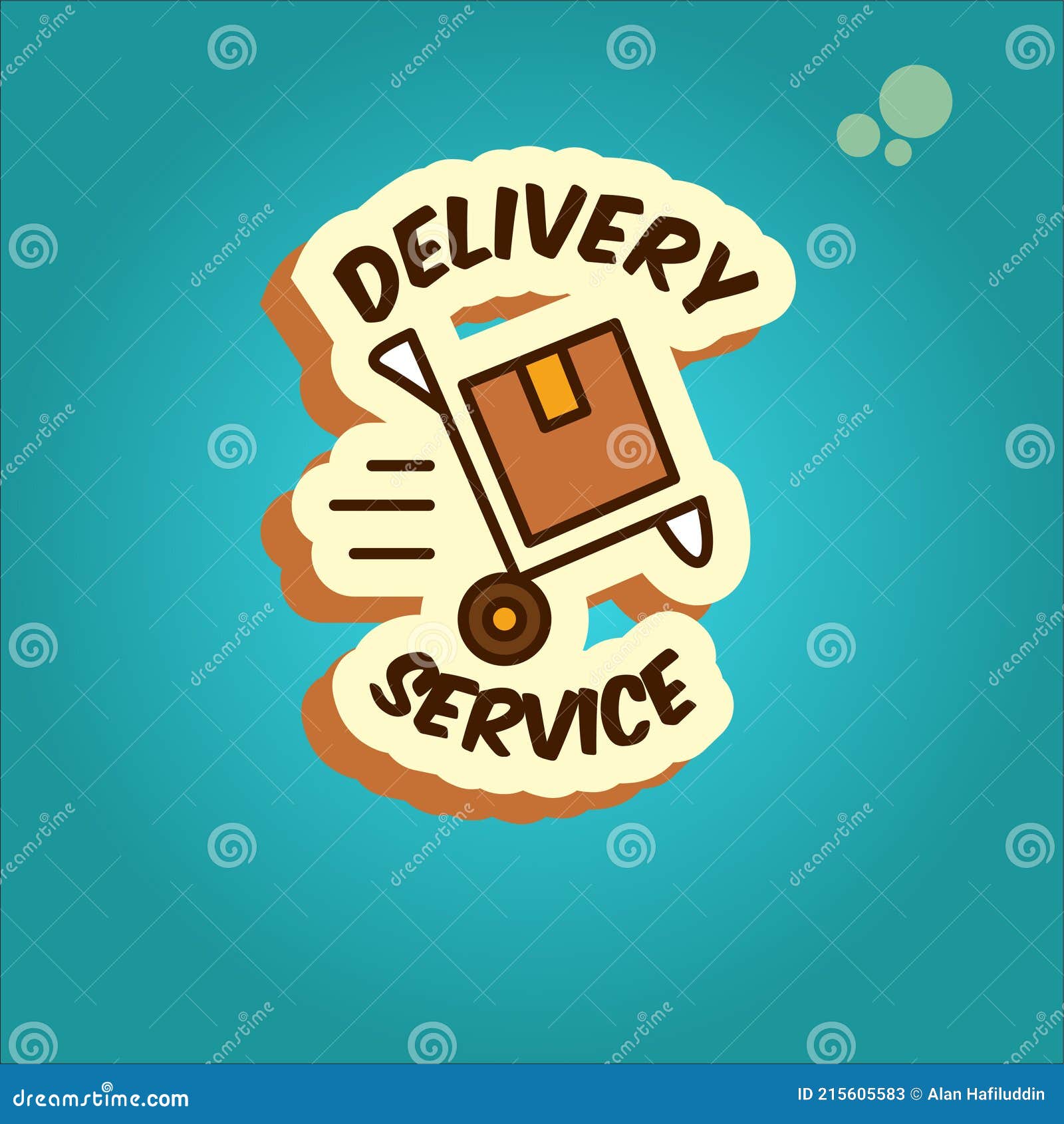 Sticker, Label Express Delivery. Timer and Express Delivery Stock ...