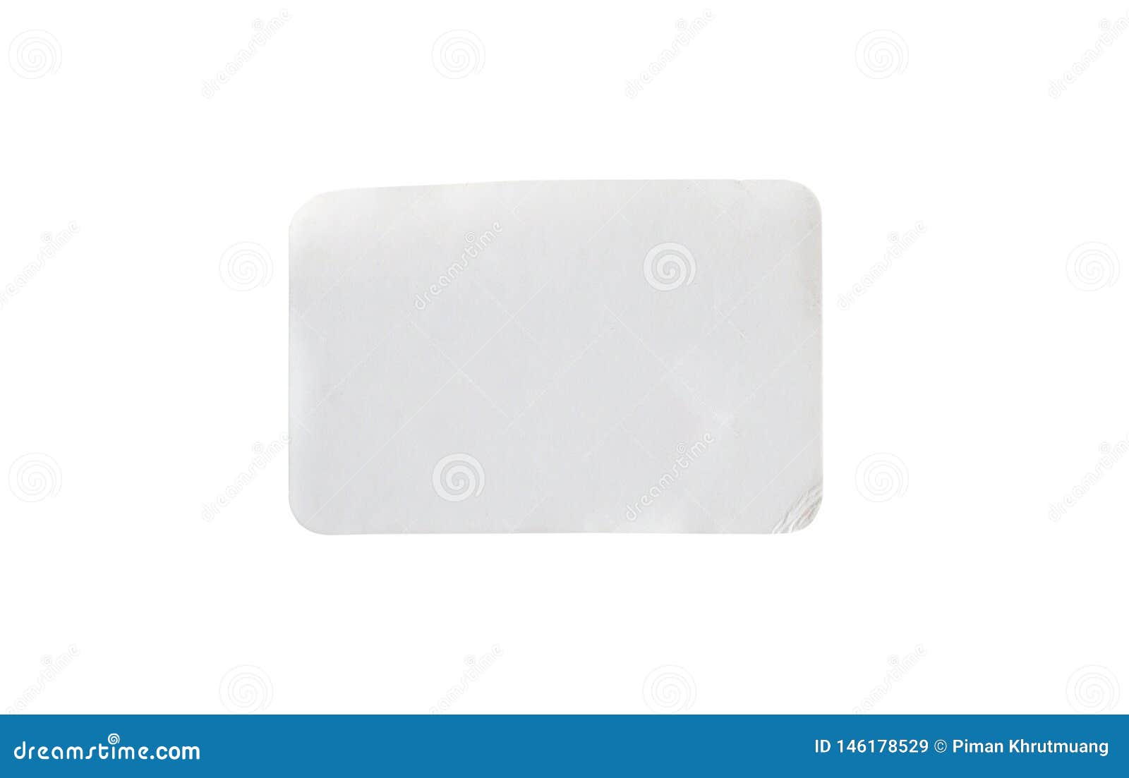 Sticker Label Isolated on White Background Stock Image - Image of mock ...