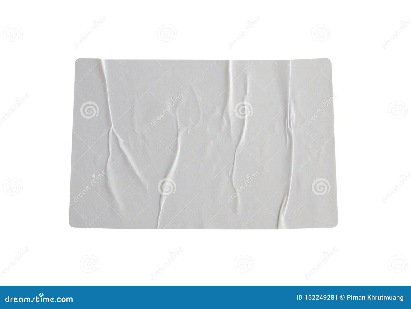 Sticker Label Isolated on White Background Stock Image - Image of curl ...