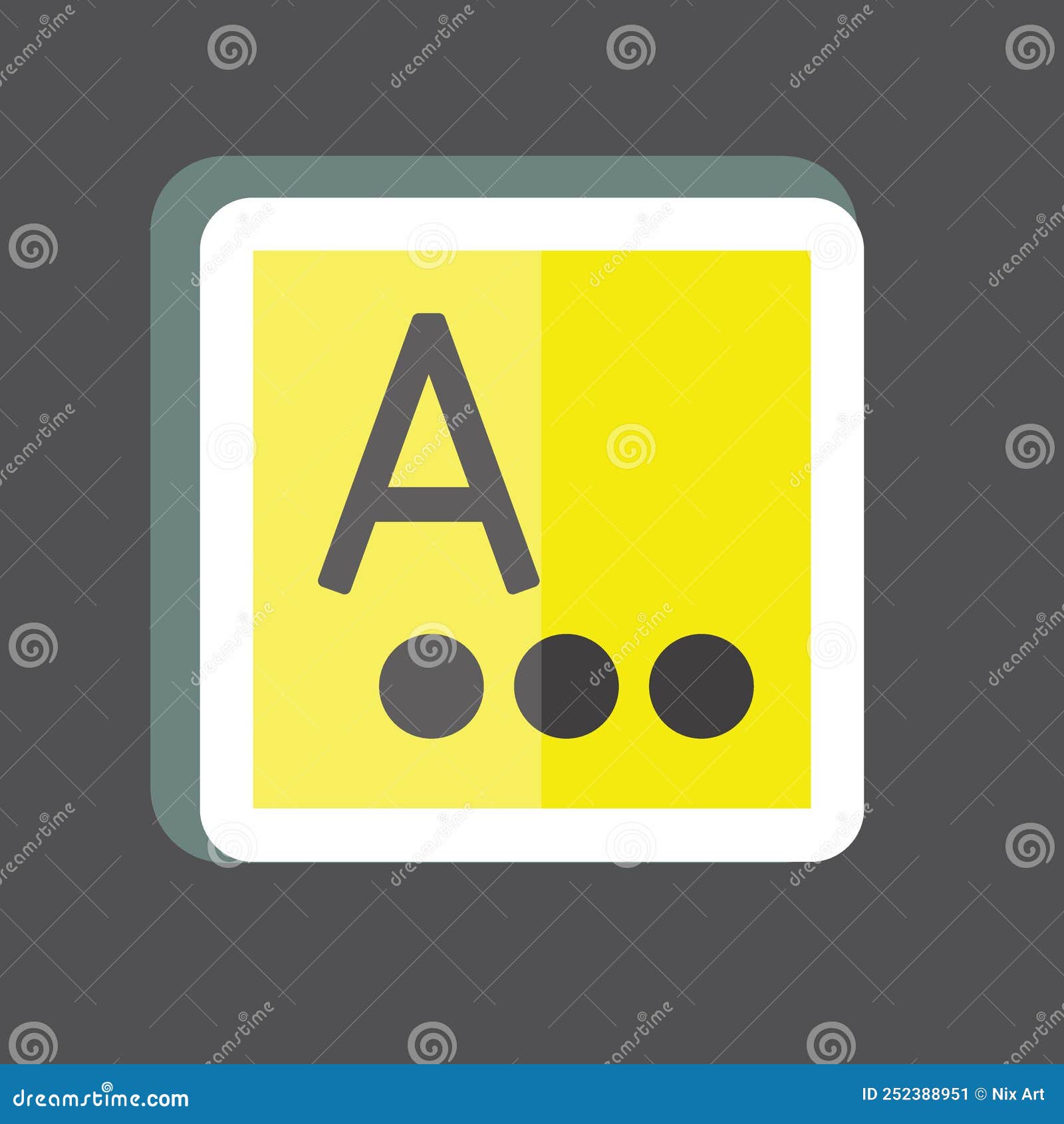 Sticker Language & Input. Suitable for Mobile Apps Symbol. Simple ...