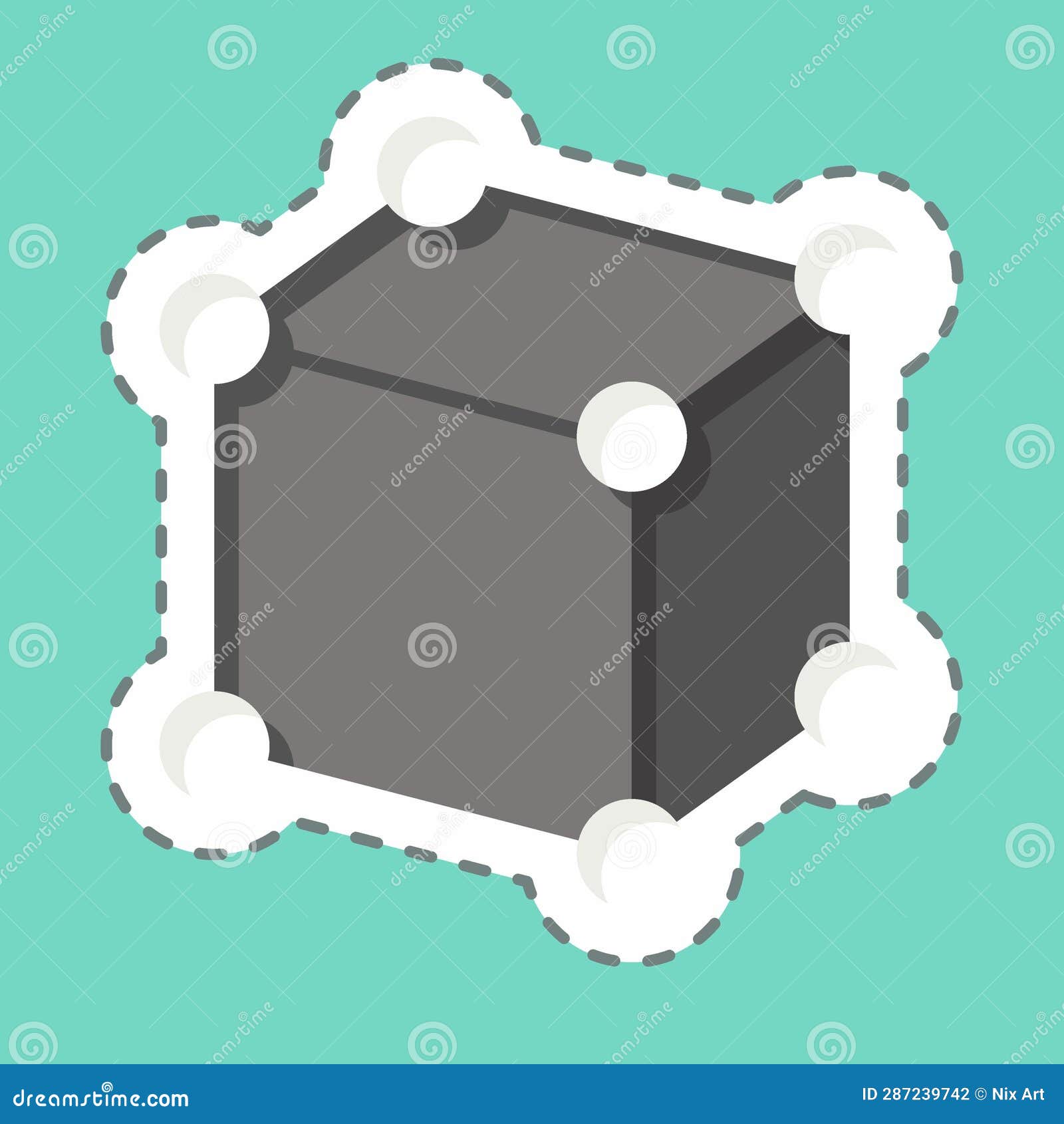 Sticker Line Cut Framework. Related To 3D Visualization Symbol. Simple ... Sticker Line Cut Framework. Related To 3D Visualization Symbol. Simple ...