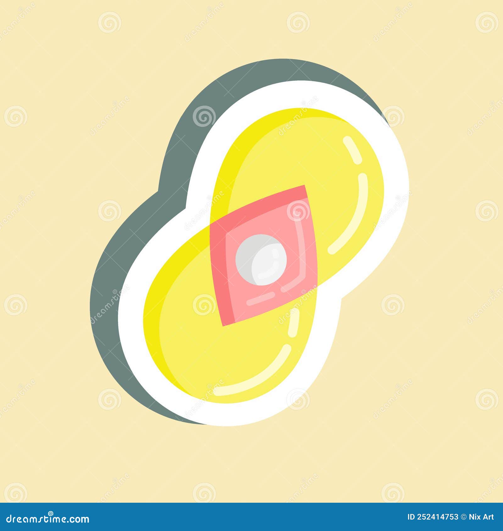 Sticker Logo. Suitable for Branding Symbol. Simple Design Editable ...