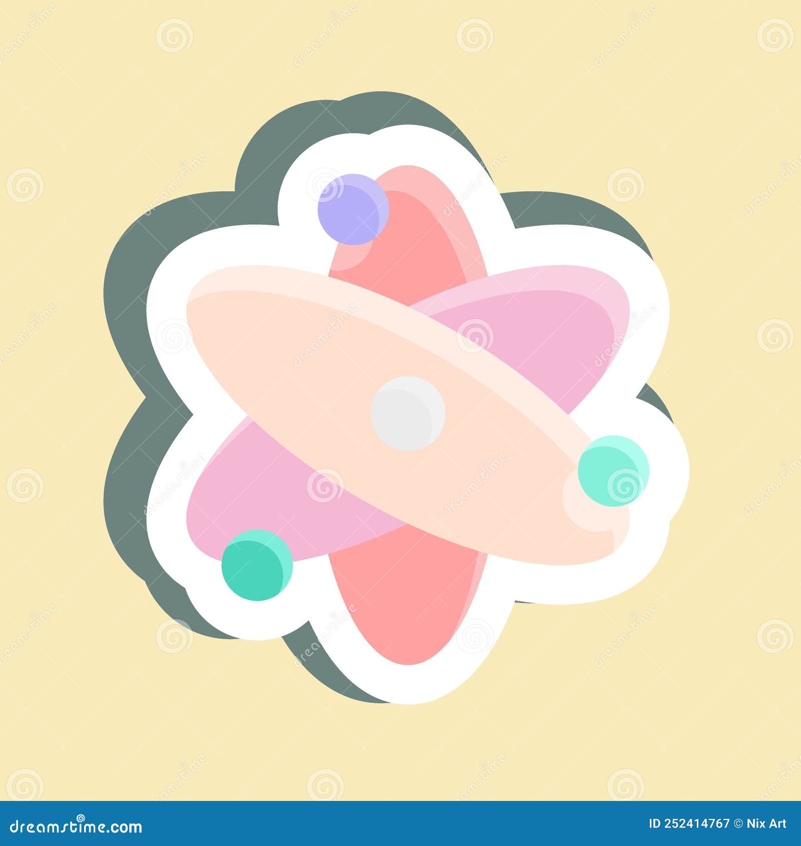 Sticker Main Idea. Suitable for Startup Symbol. Simple Design Editable ...