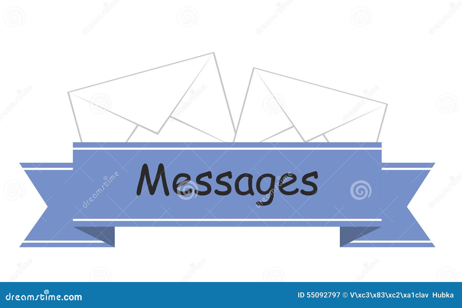 Sticker messages stock vector. Illustration of label - 55092797