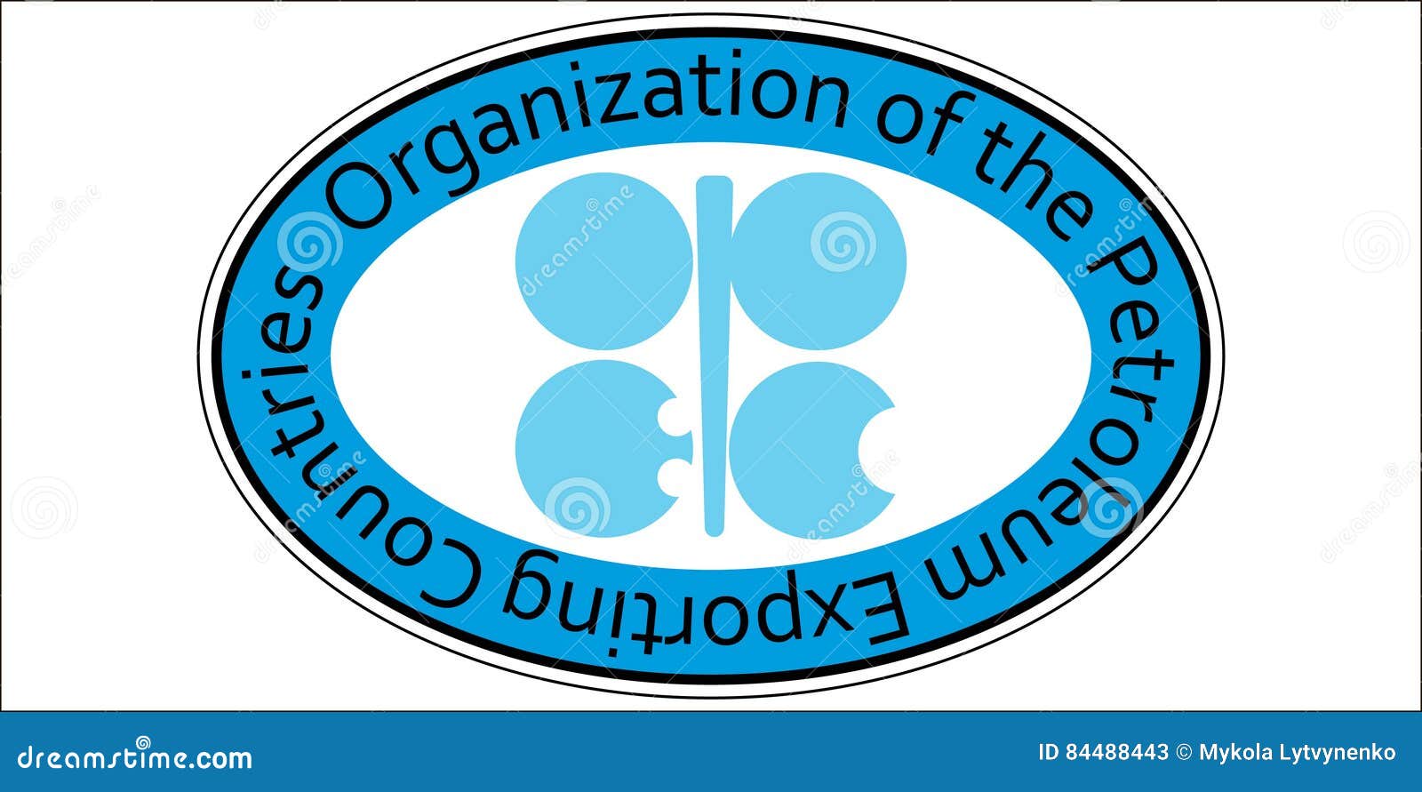 Sticker Oil Organization OPEC Editorial Stock Photo - Illustration of ...