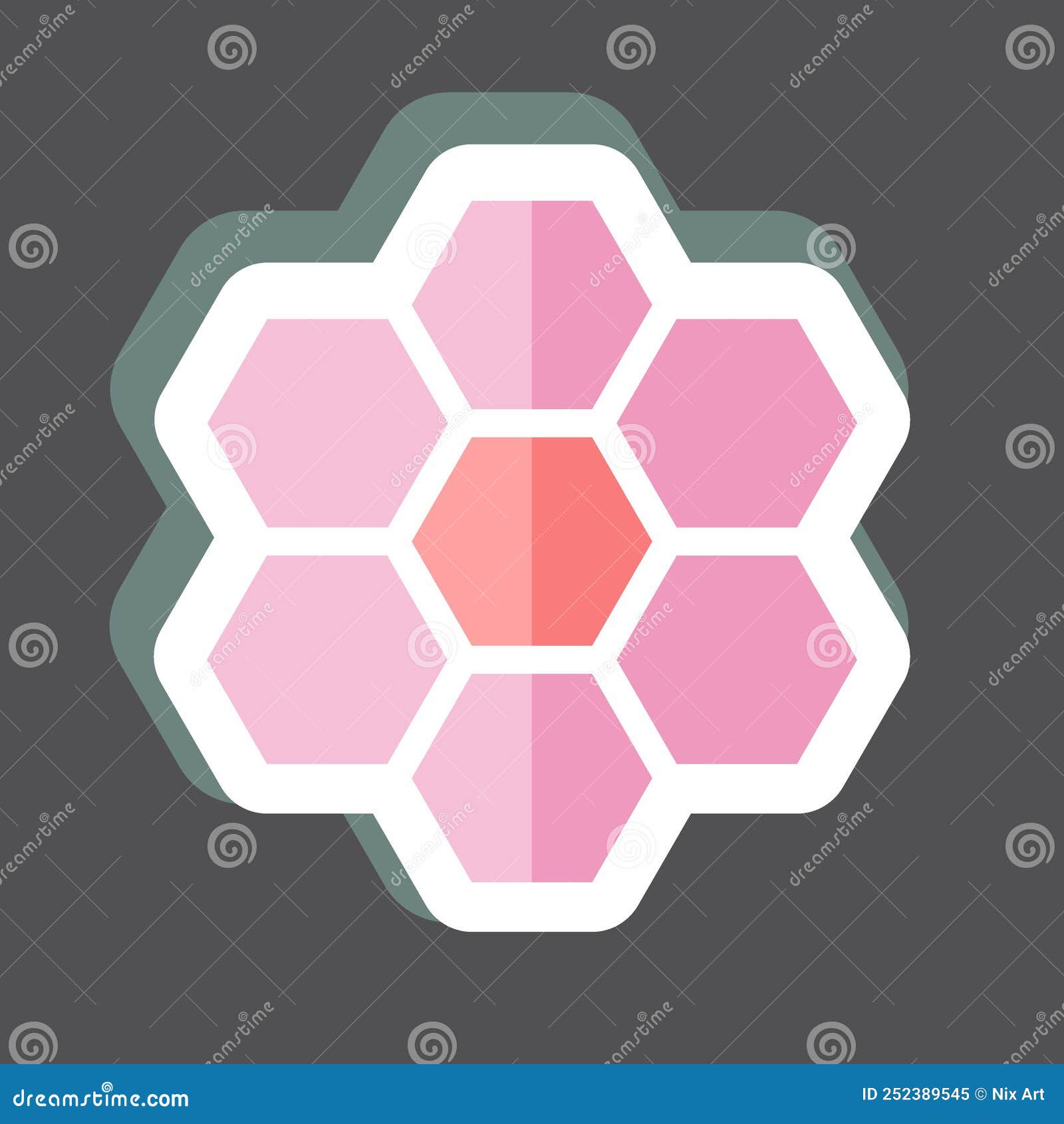 Sticker Organizational Structure. Suitable for Community Symbol. Simple ...