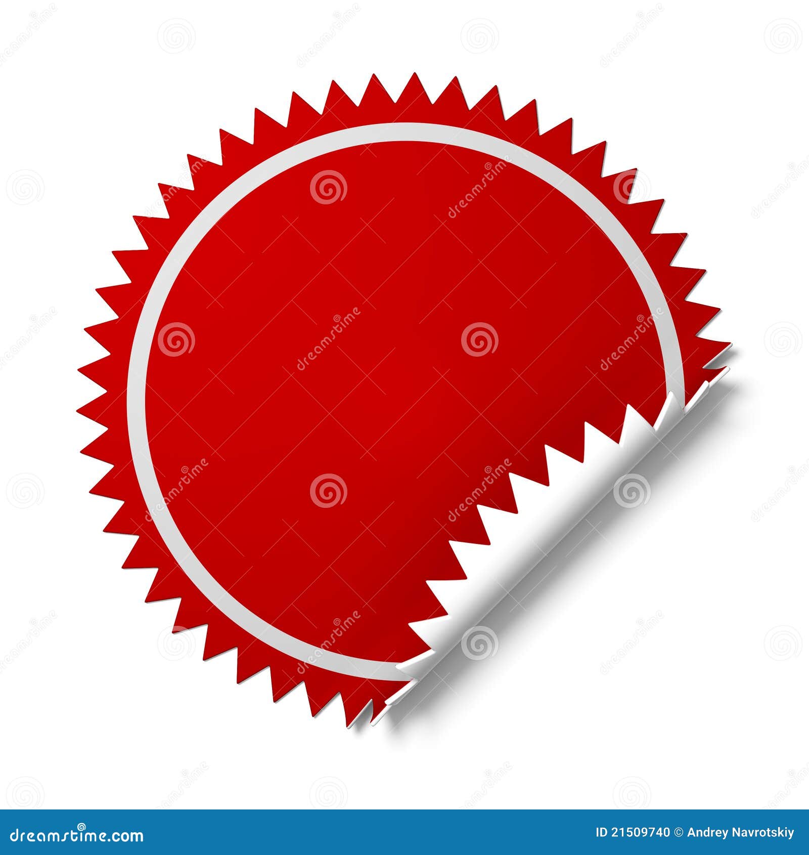 Sticker For Promotion. Stock Photo - Image: 21509740