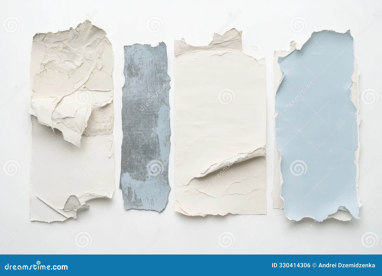 Sticker with Ripped Paper, Journal Collage Element Set, Transparent ...