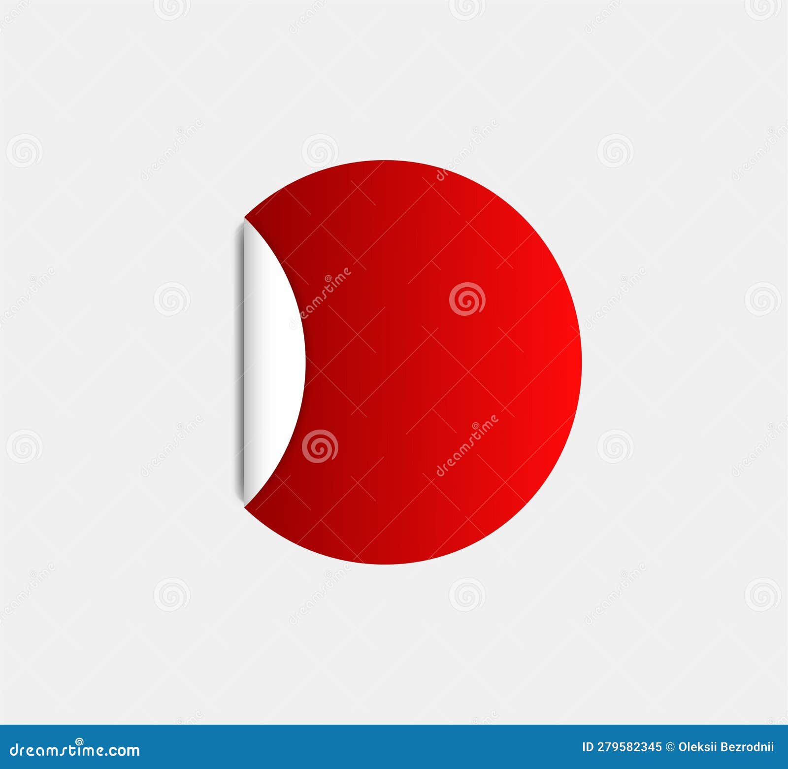 Sticker Round Circle Label. Paper Circle Empty Tag Banner Stock Vector ...