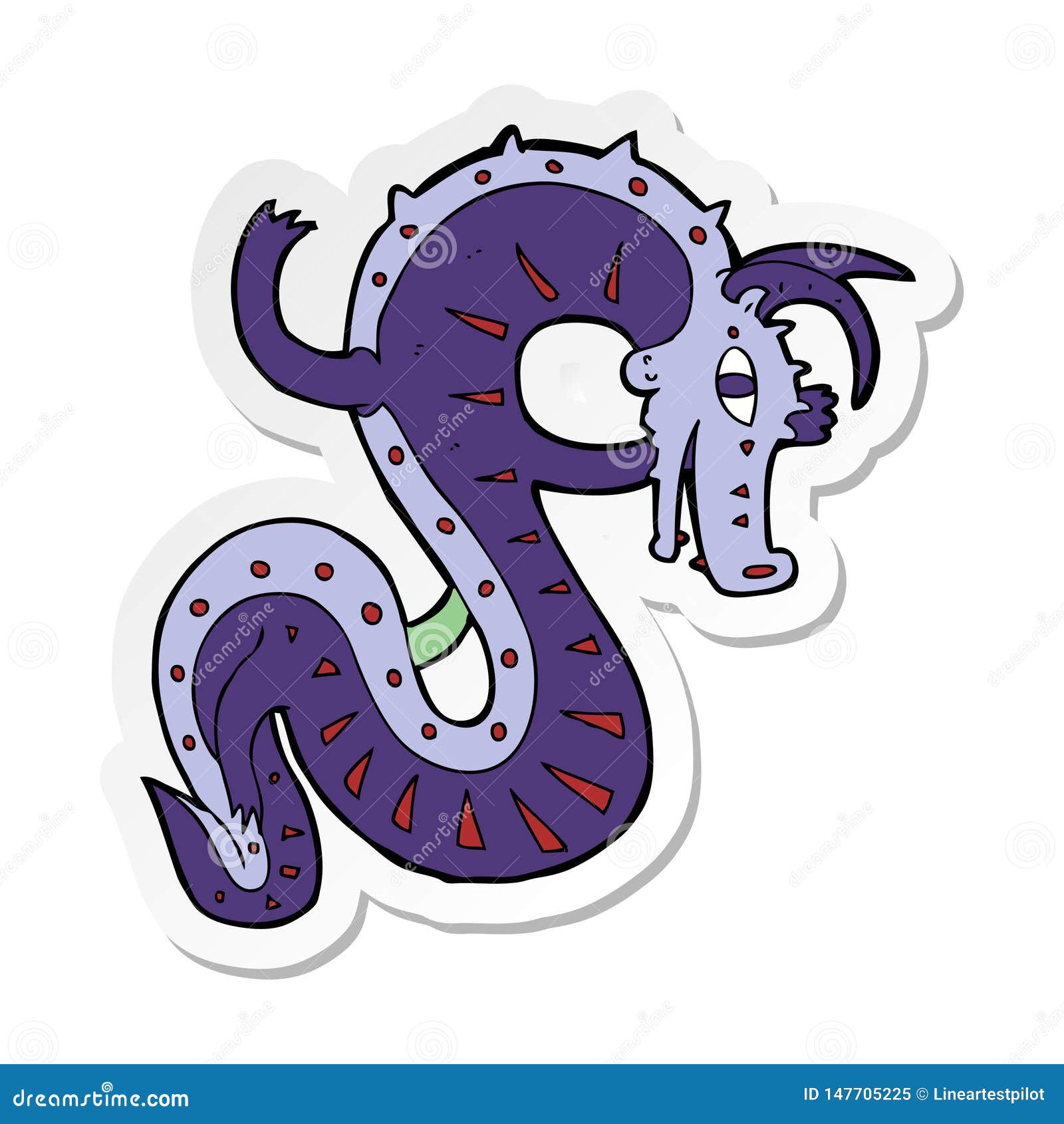 Saxon Dragon Comic Cartoon Stock Photo | CartoonDealer.com #52940418