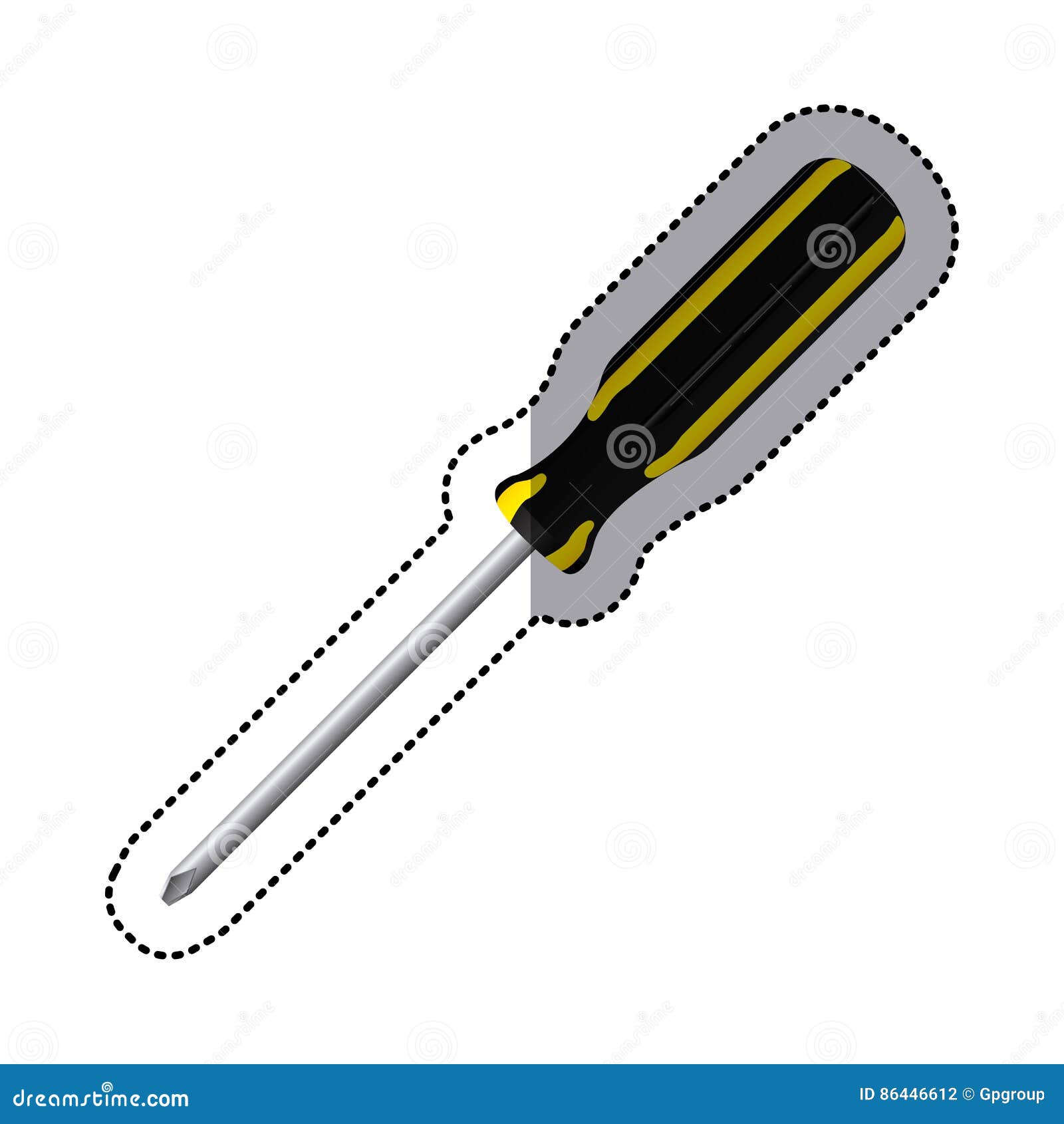 Star Screwdriver Drawing