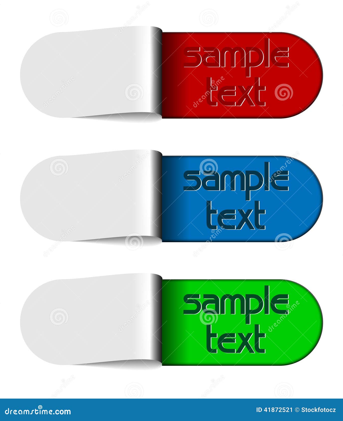 Sticker stock vector. Illustration of color, abstract - 41872521